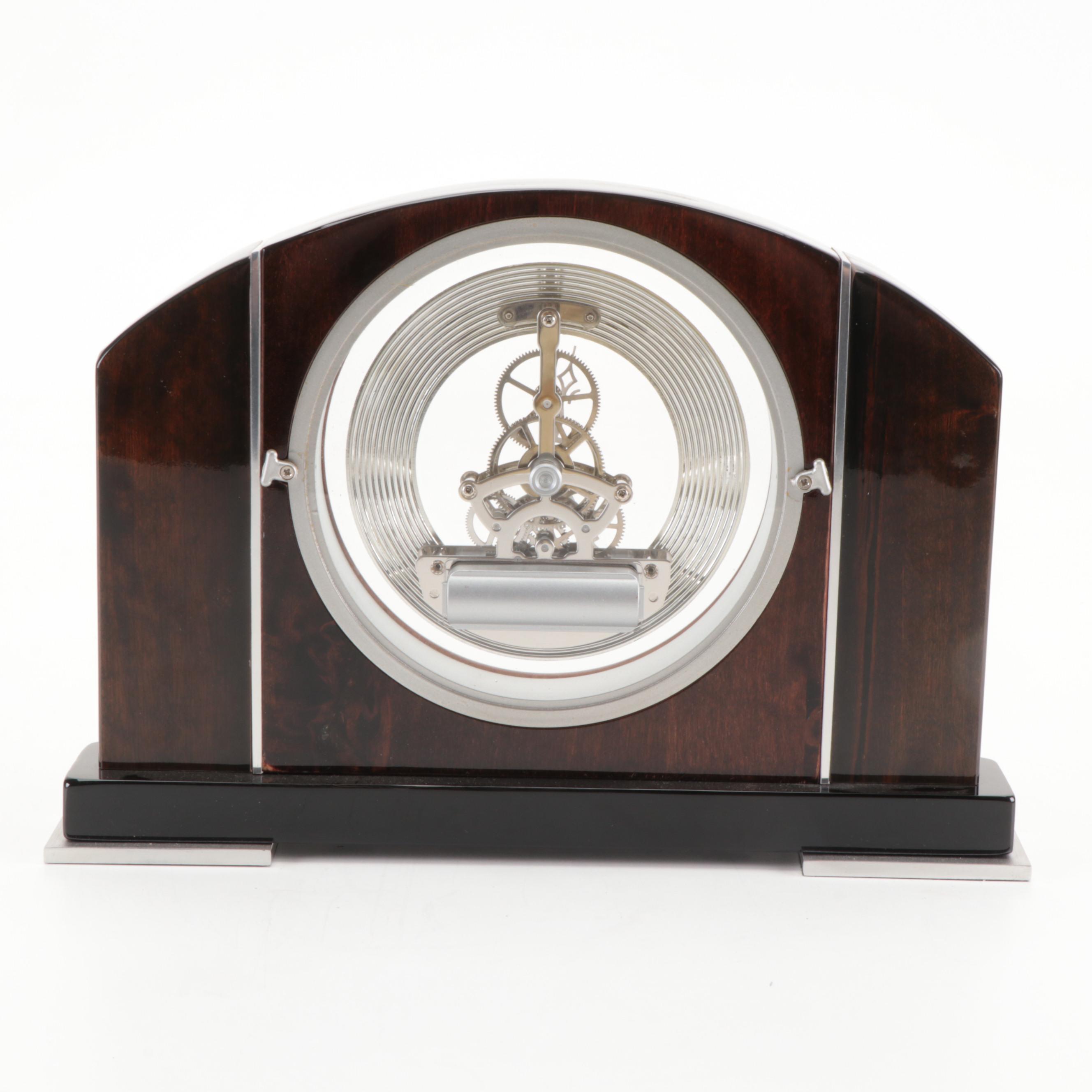 Bey-Berk International "Cairo" Clock and Chass "Belvedere" Mantle Clock ...