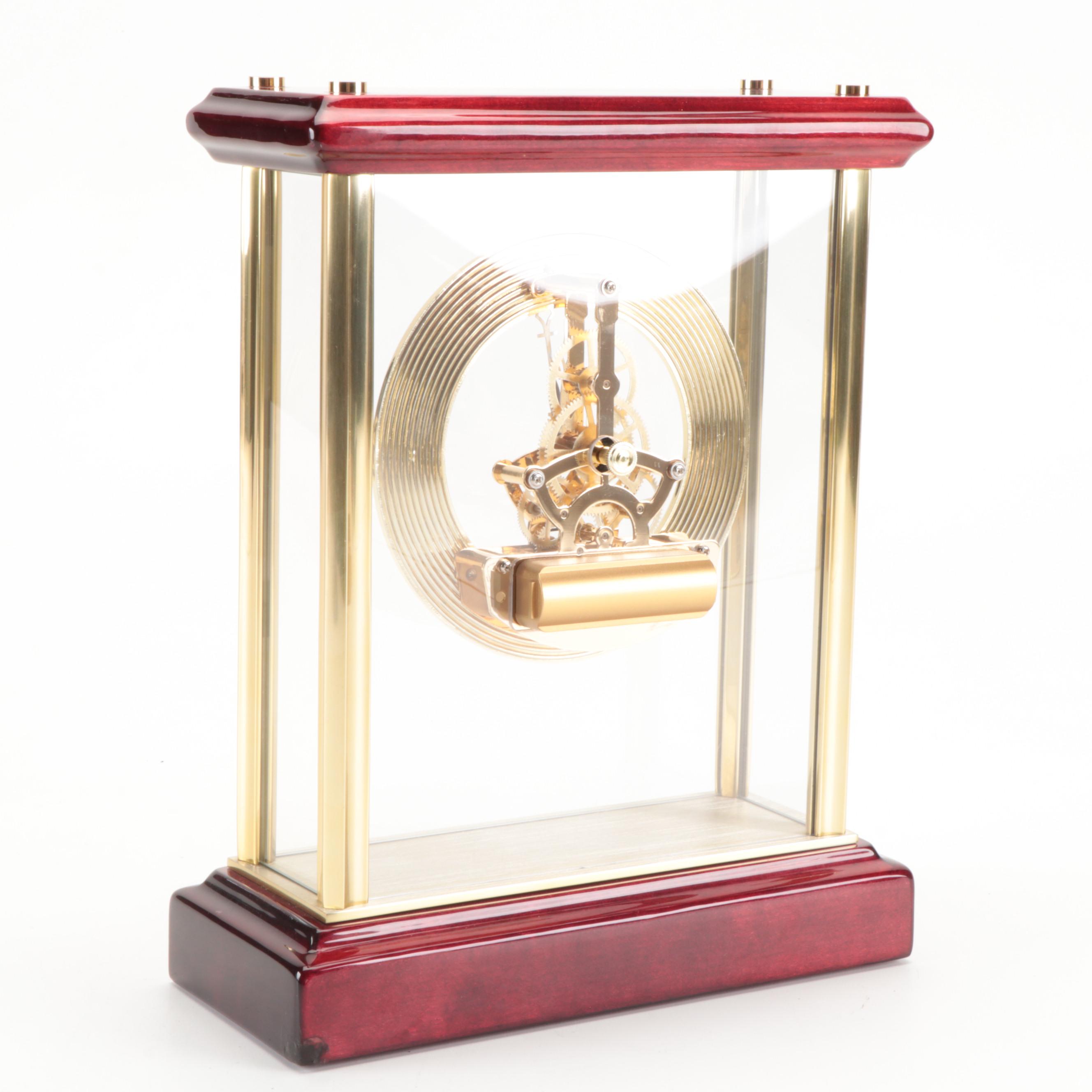 Bey-Berk International "Cairo" Clock and Chass "Belvedere" Mantle Clock ...