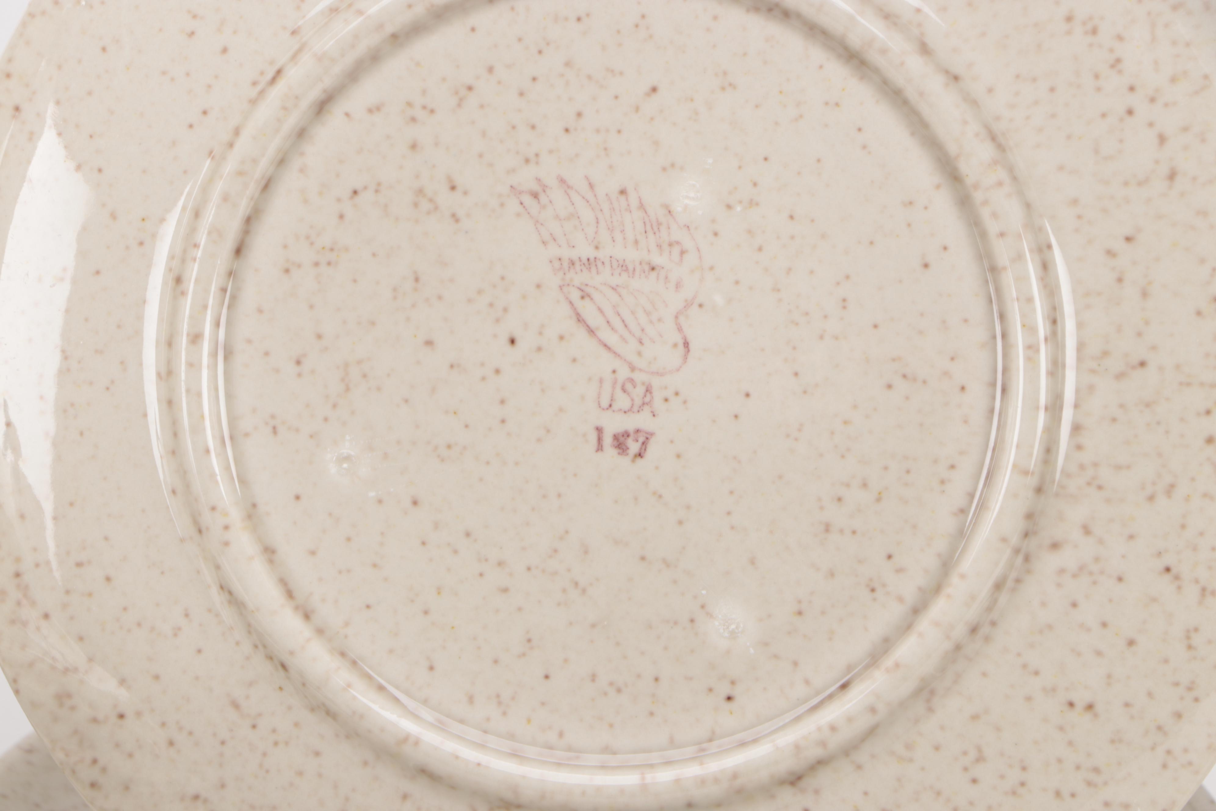 Red Wing Pottery "Bob White" Dinnerware, Mid-20th Century | EBTH