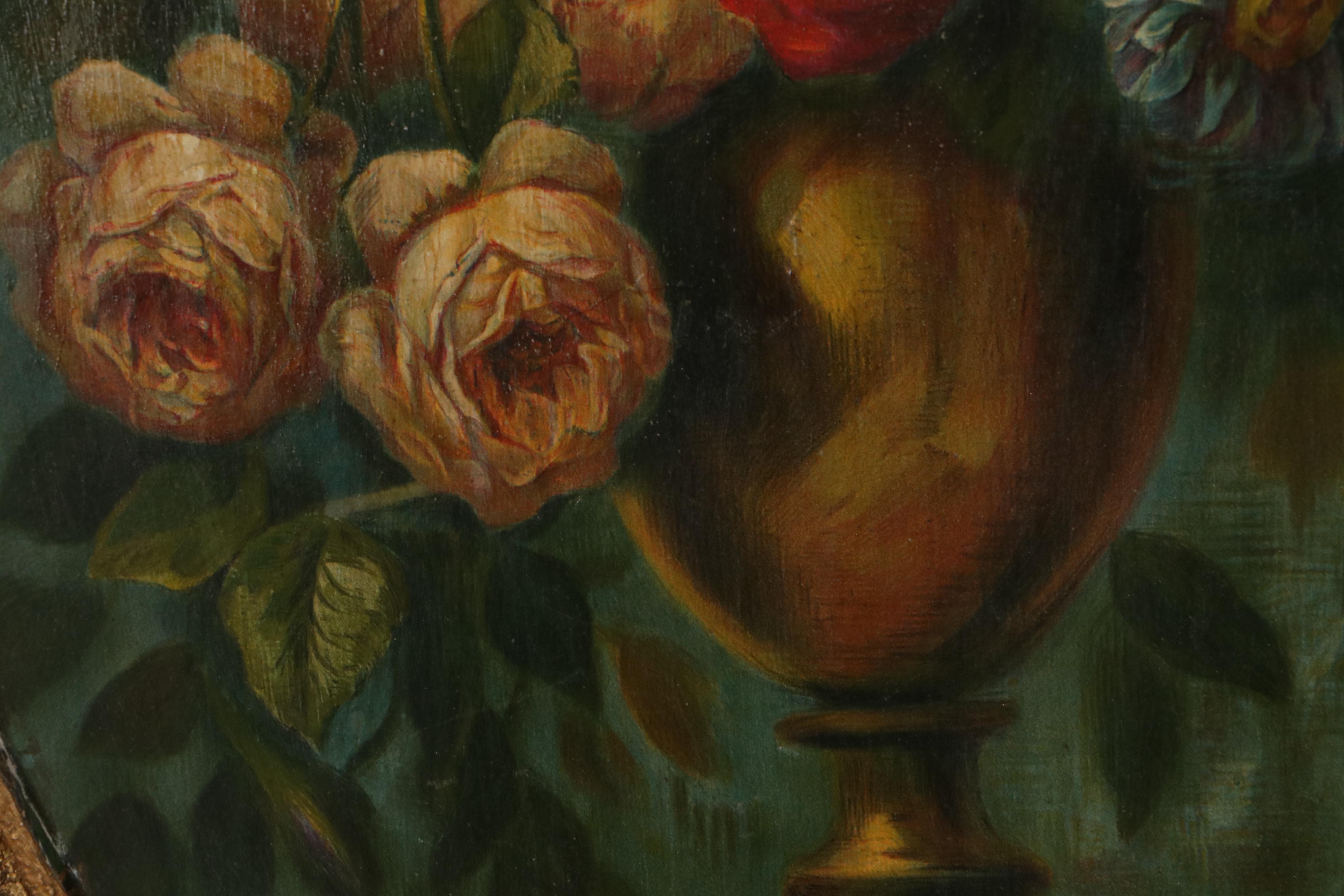 Chromolithograph of Floral Still Life, Early 20th Century | EBTH