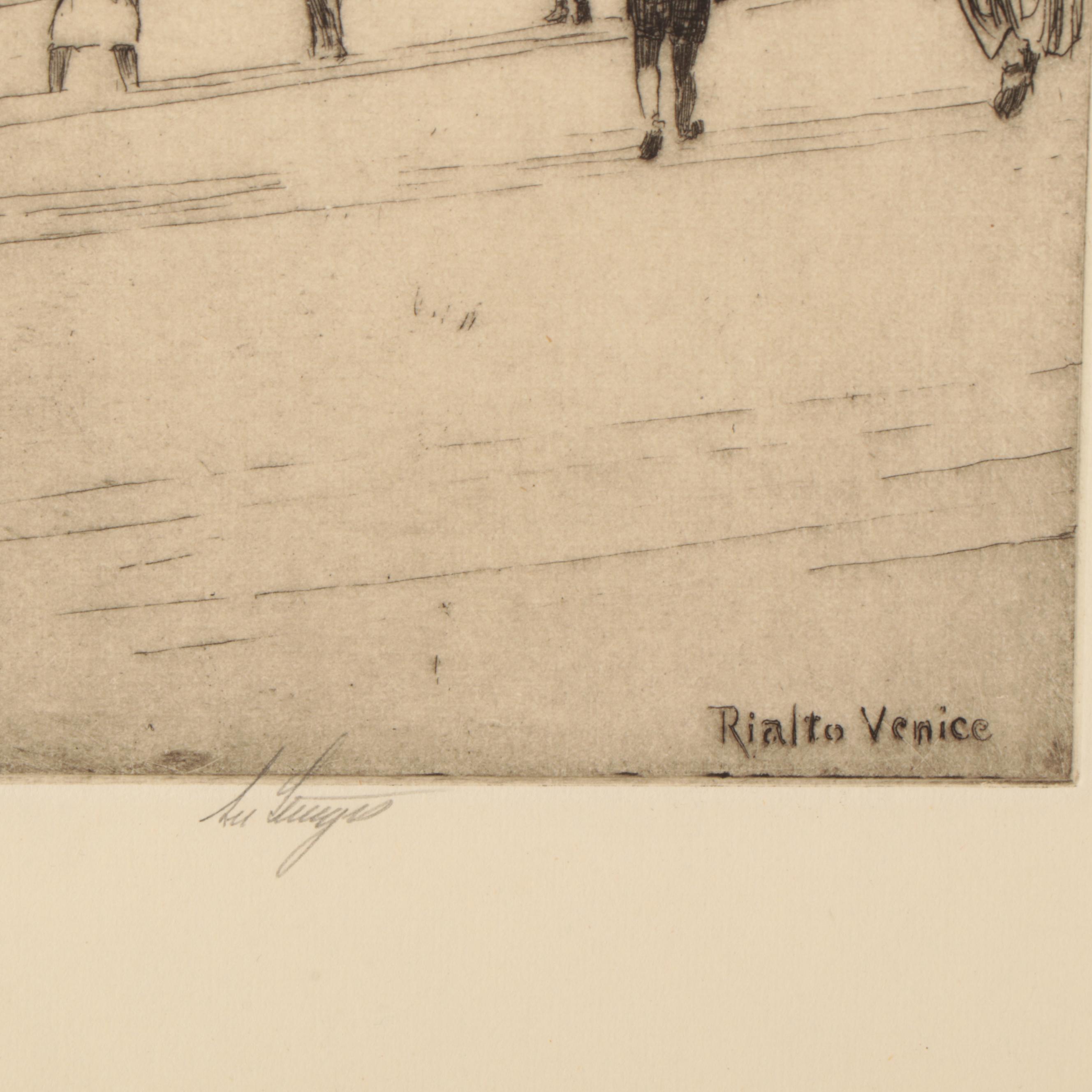 Lee Sturges Etchings Including "A Swiss Village" | EBTH