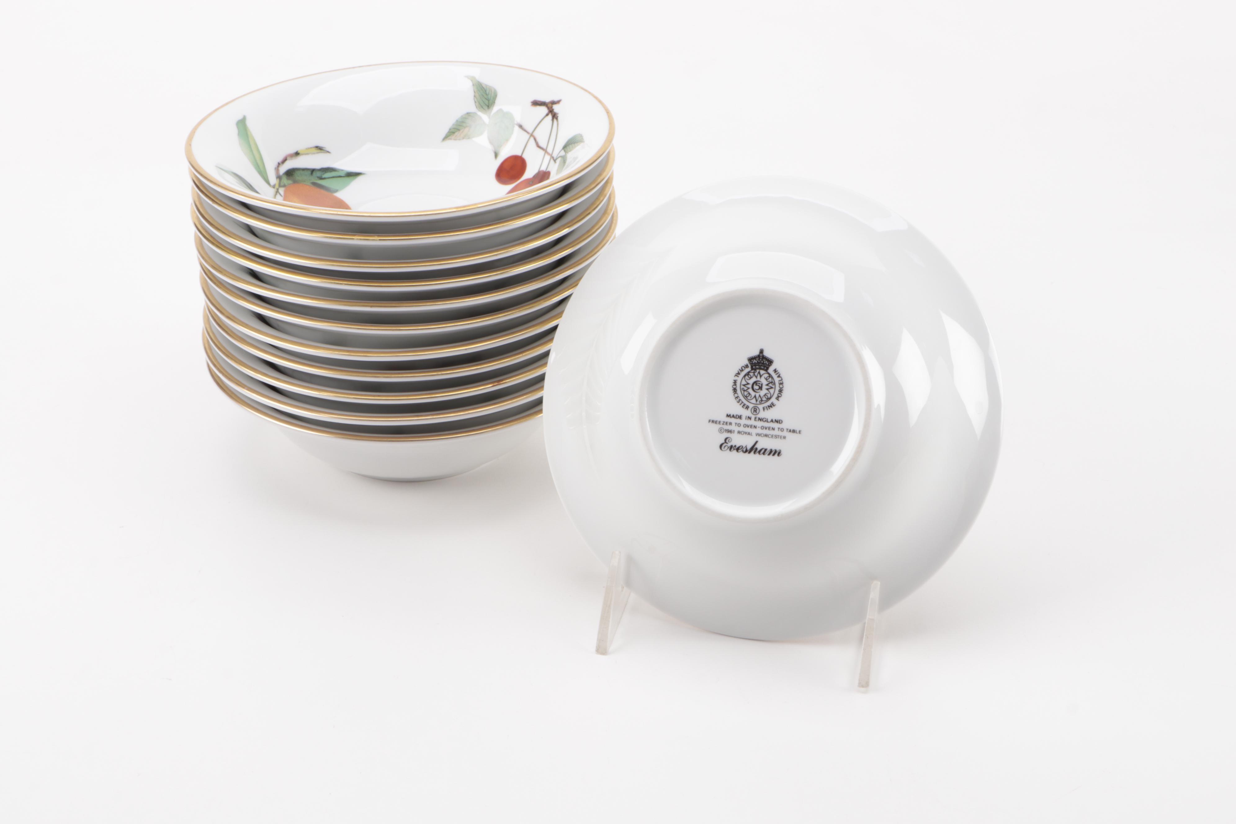 Royal Worcester "Evesham" Porcelain Dinnerware | EBTH