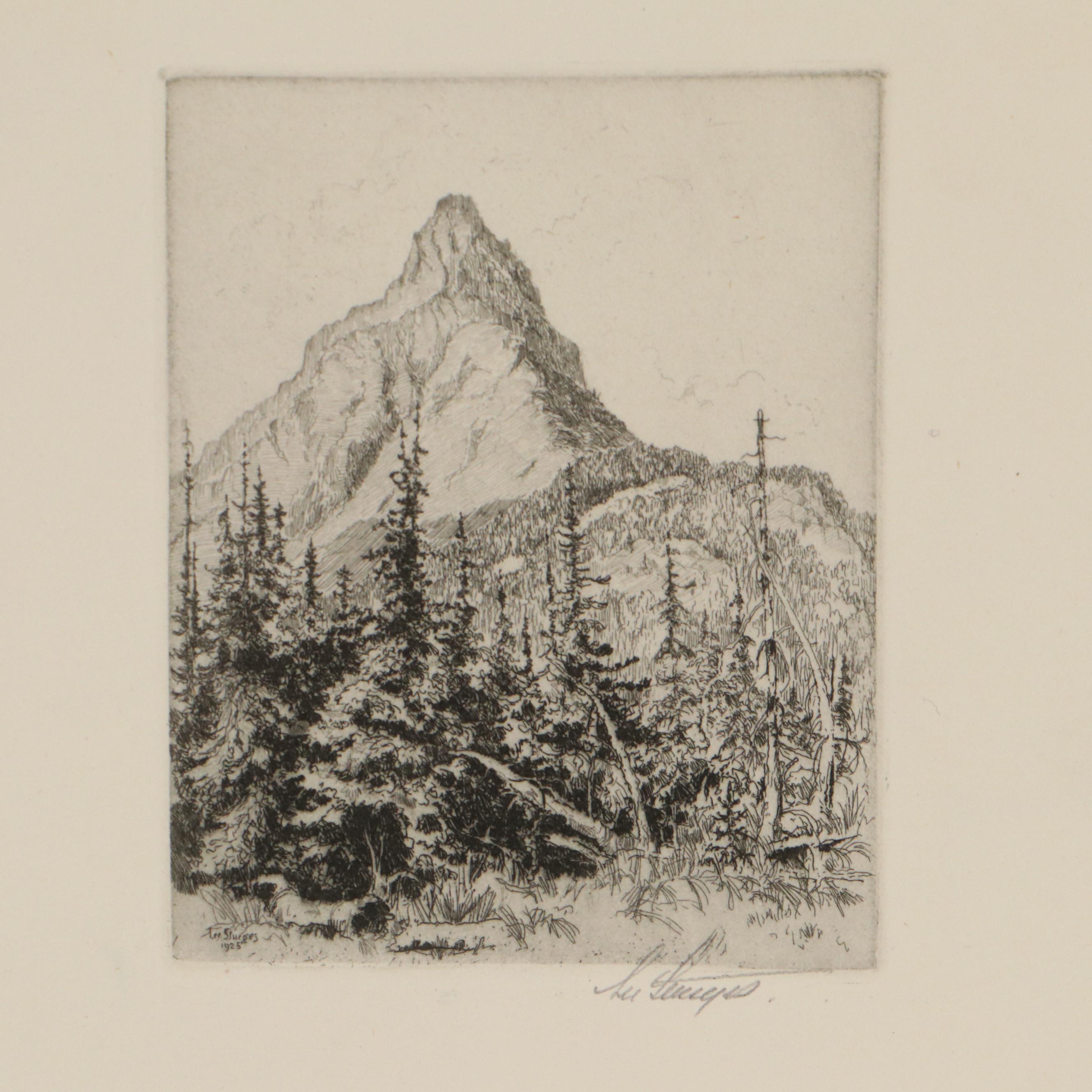 Lee Sturges Etching Prints, Early 20th Century | EBTH