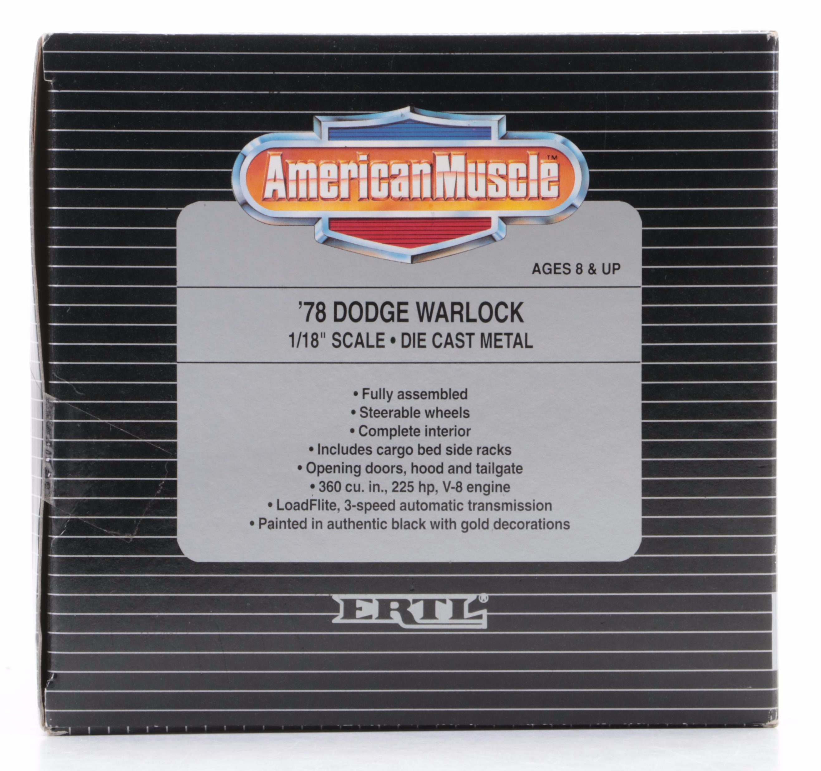 Ertl American Muscle Collector's Edition Warlock, Stingray Scale Model ...