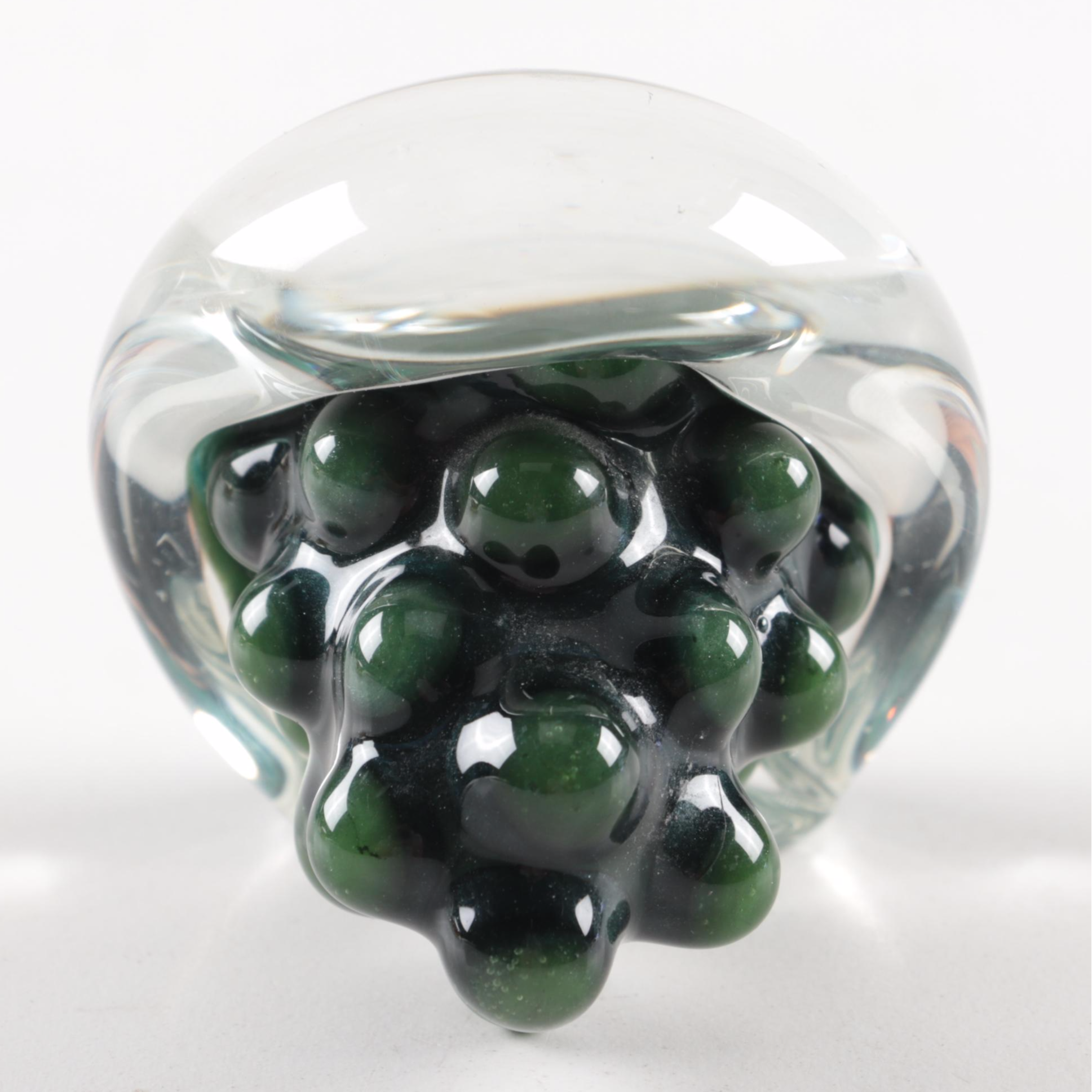 Dichroic, Iridescent and Multicolor Organic Form Art Glass Paperweights ...