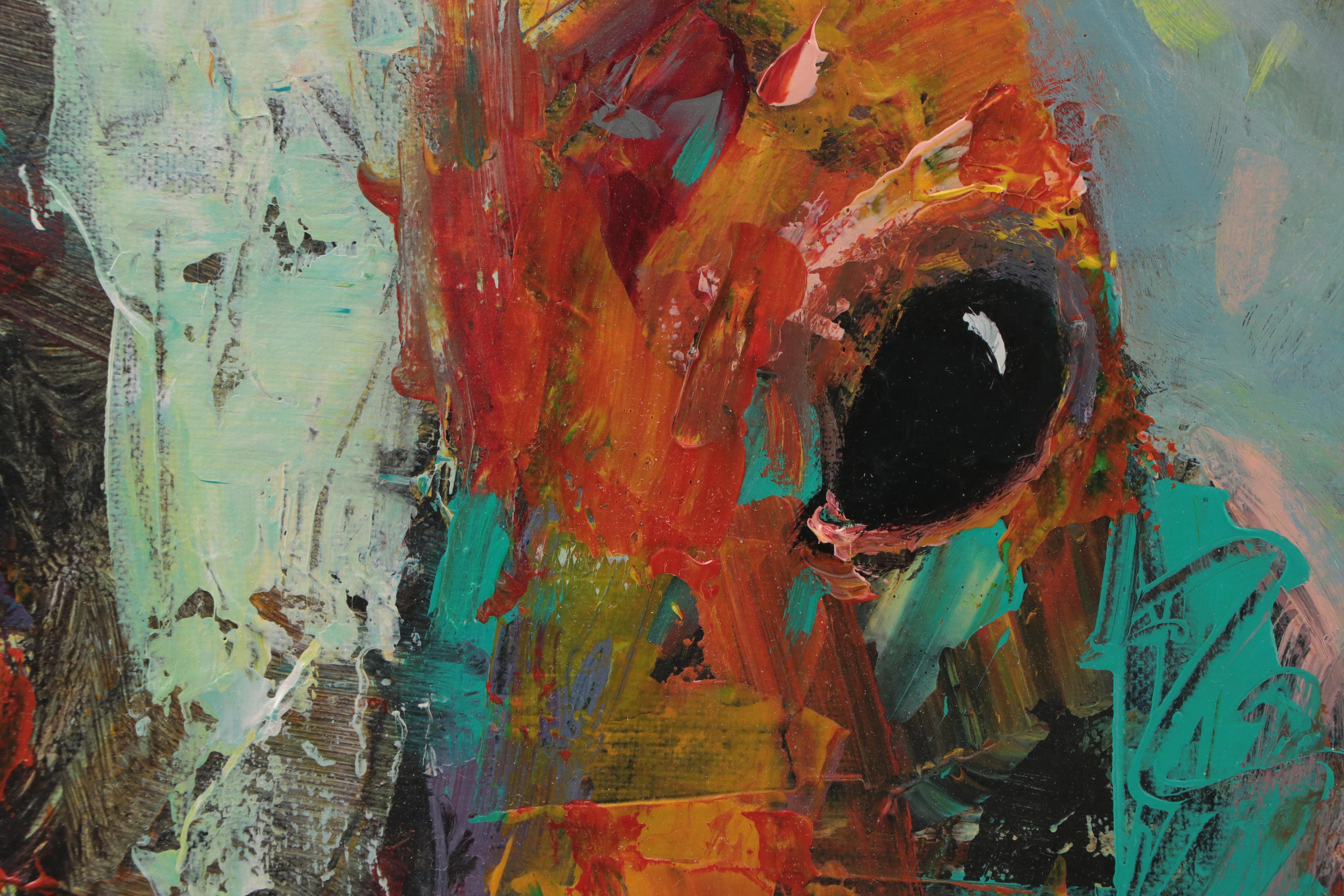 Sam Raines Acrylic Painting of Horse, 2015 | EBTH