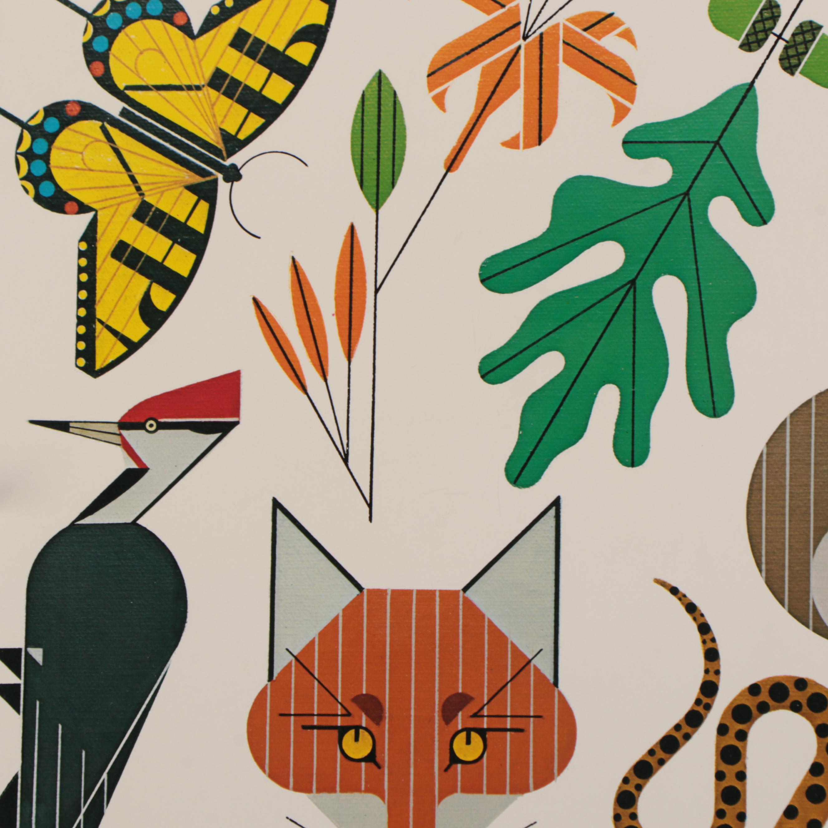 Offset Lithograph Poster After Charley Harper for Hamilton County Parks ...
