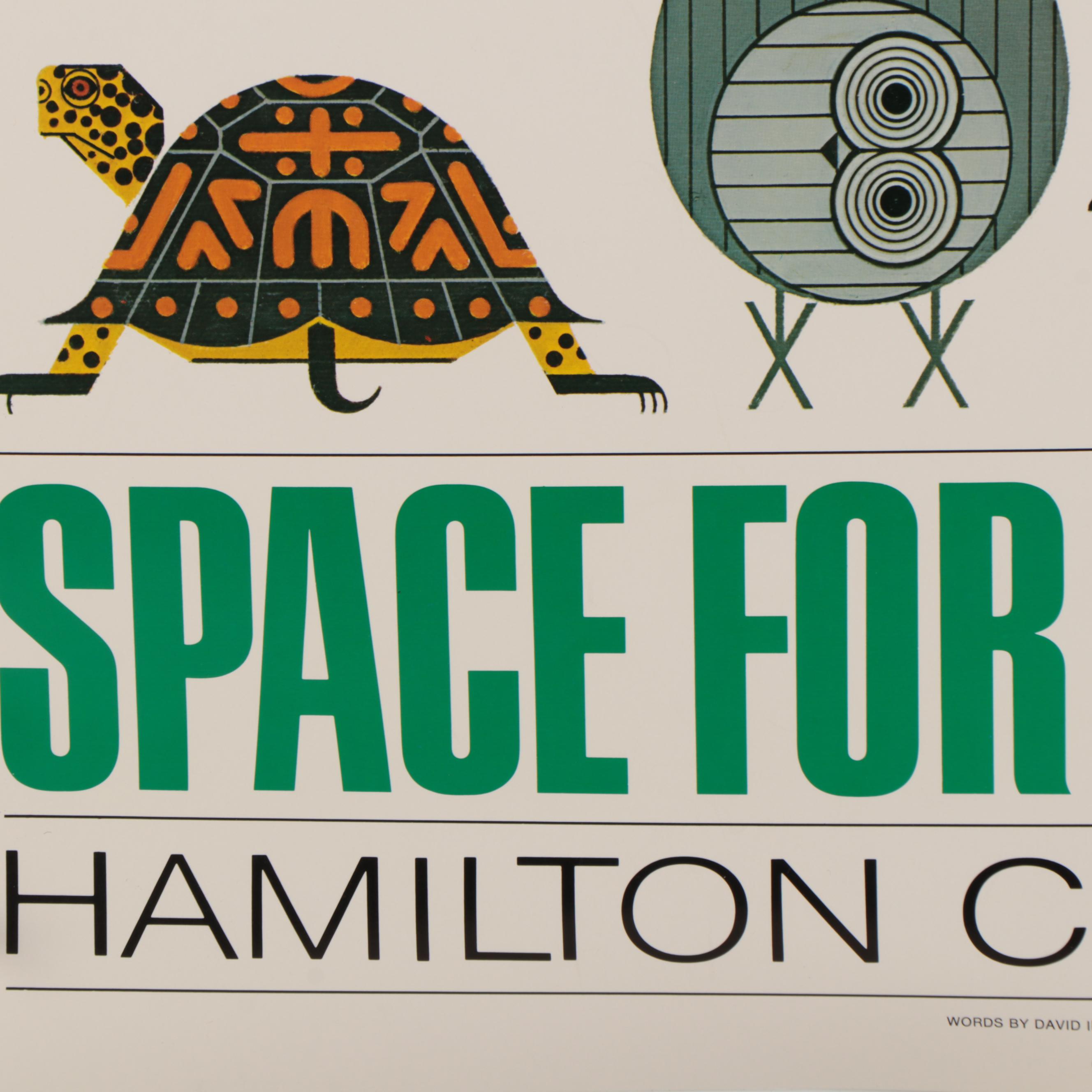 Offset Lithograph Poster After Charley Harper for Hamilton County Parks ...