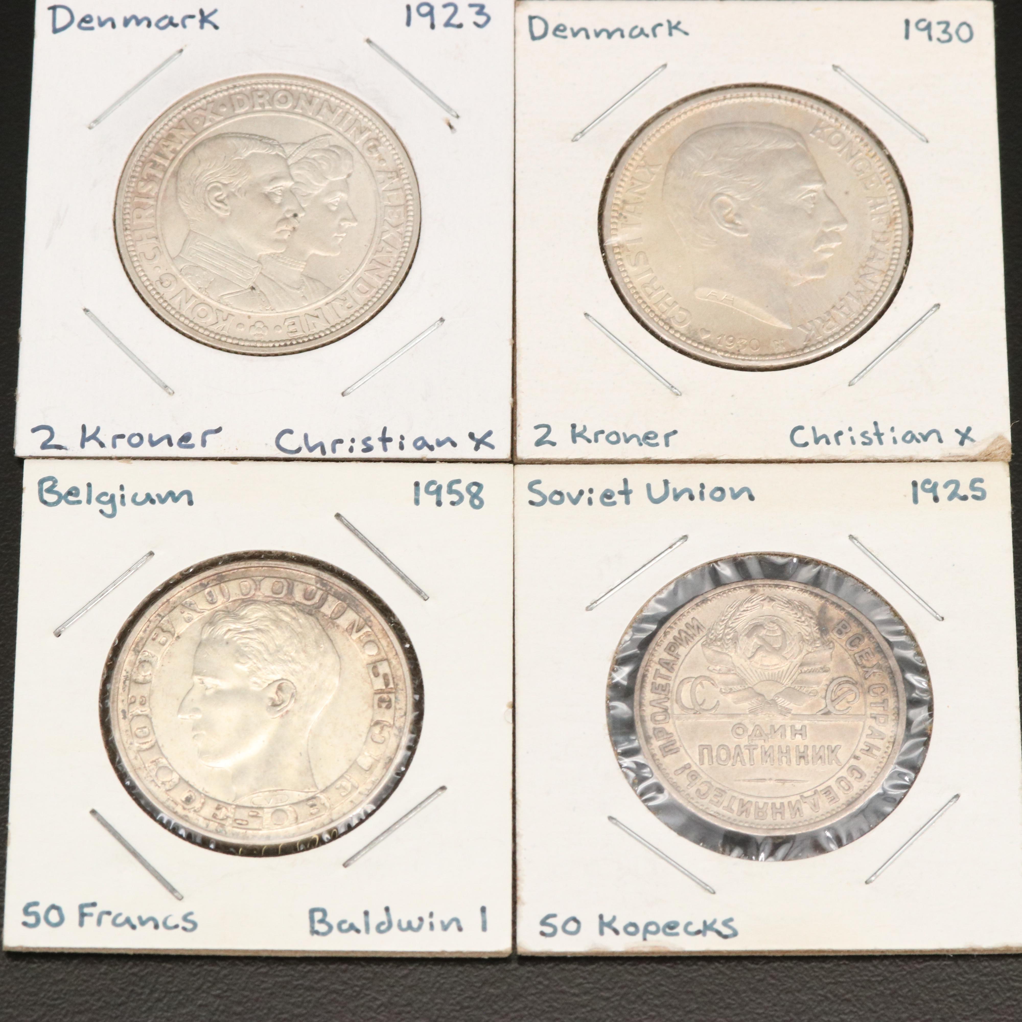 Group of Ten Foreign Silver Coins | EBTH