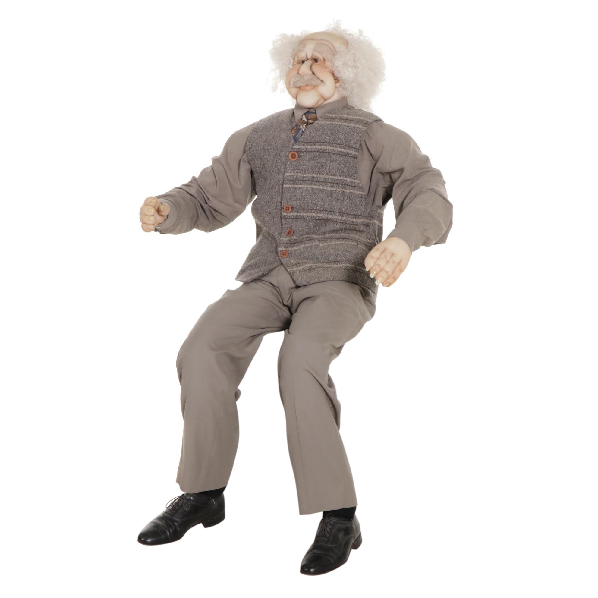 Albert Einstein Life-Size Plush Figure, Late 20th Century | EBTH