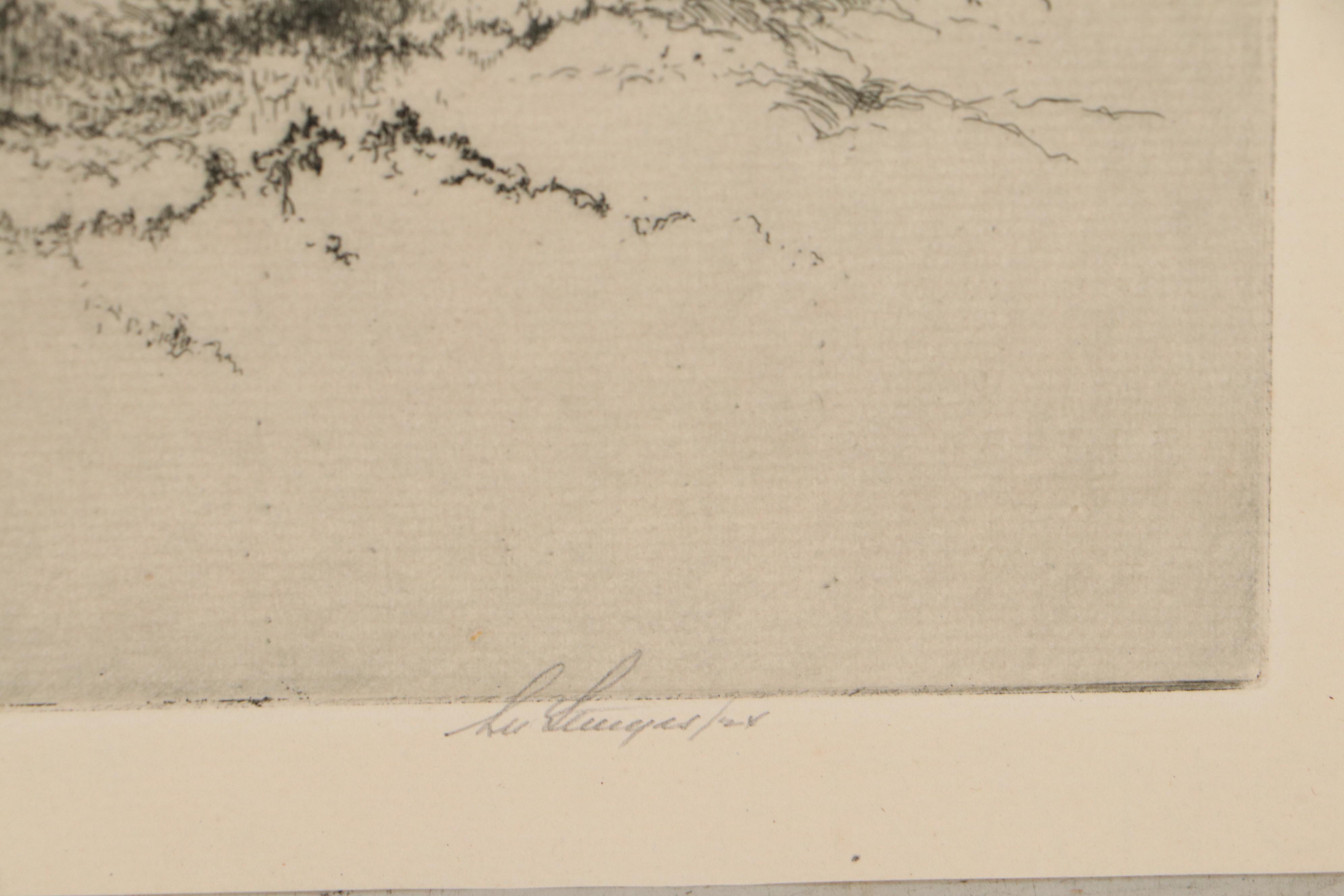 Lee Sturges Mountain Landscape Etchings, Circa 1930 | EBTH