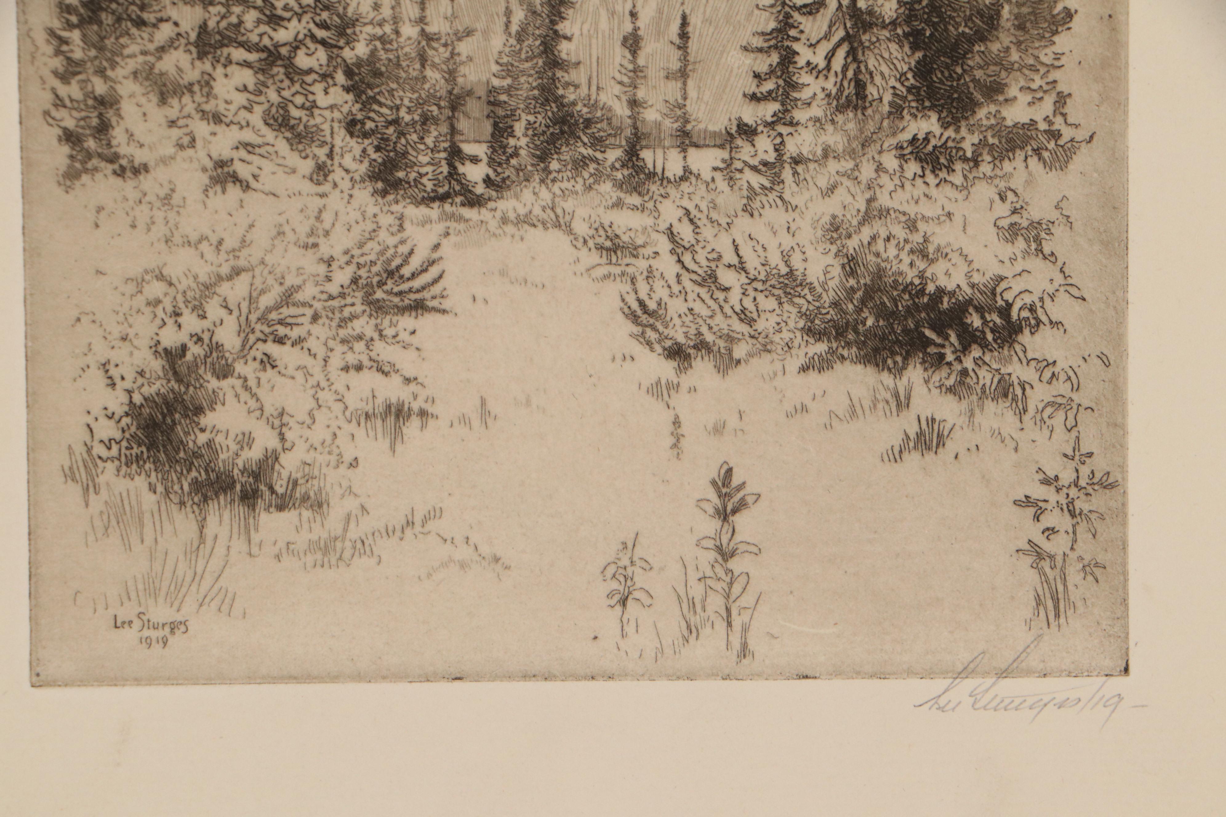 Lee Sturges Landscape Etchings, Early 20th Century | EBTH