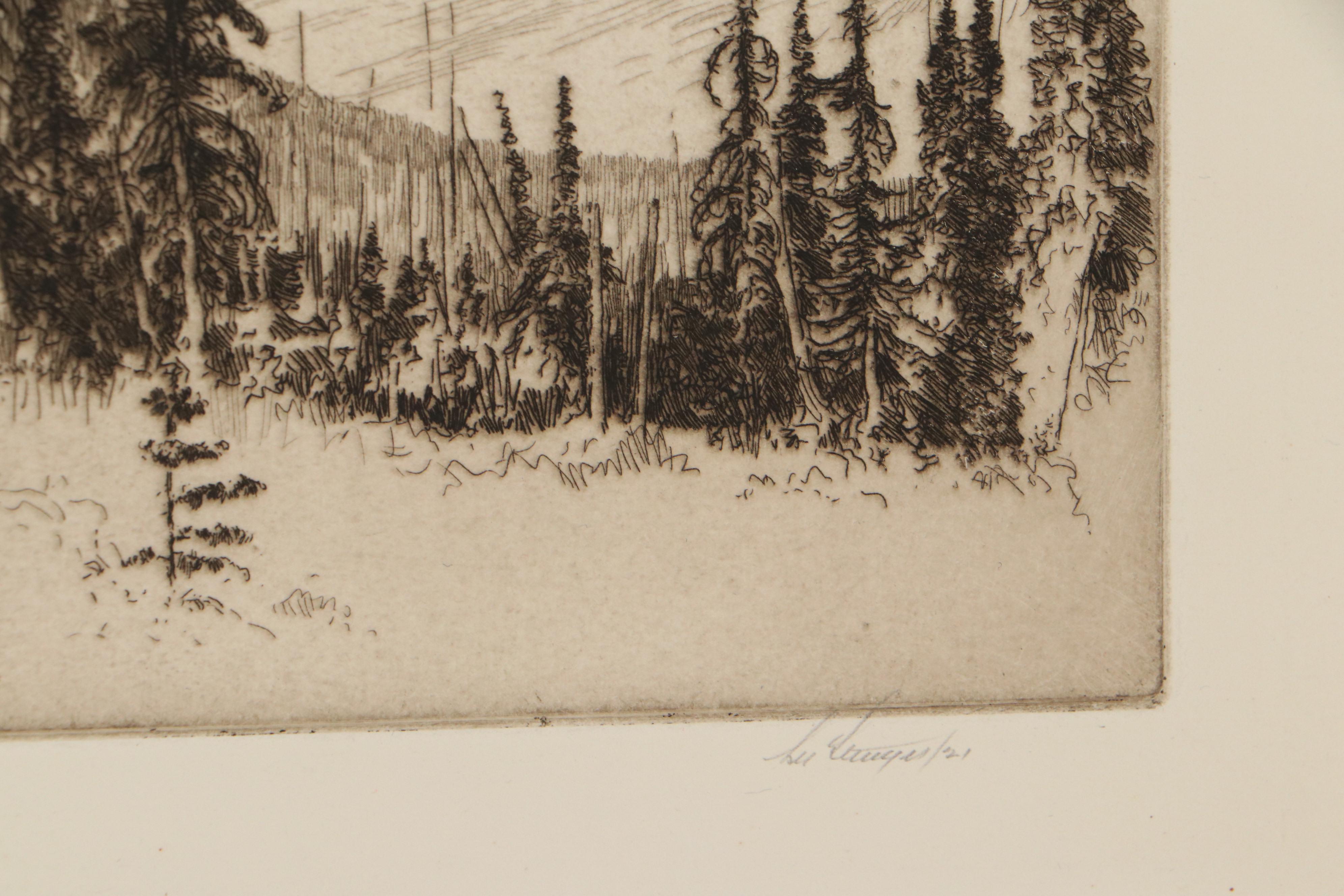 Lee Sturges Landscape Etchings, Early 20th Century | EBTH