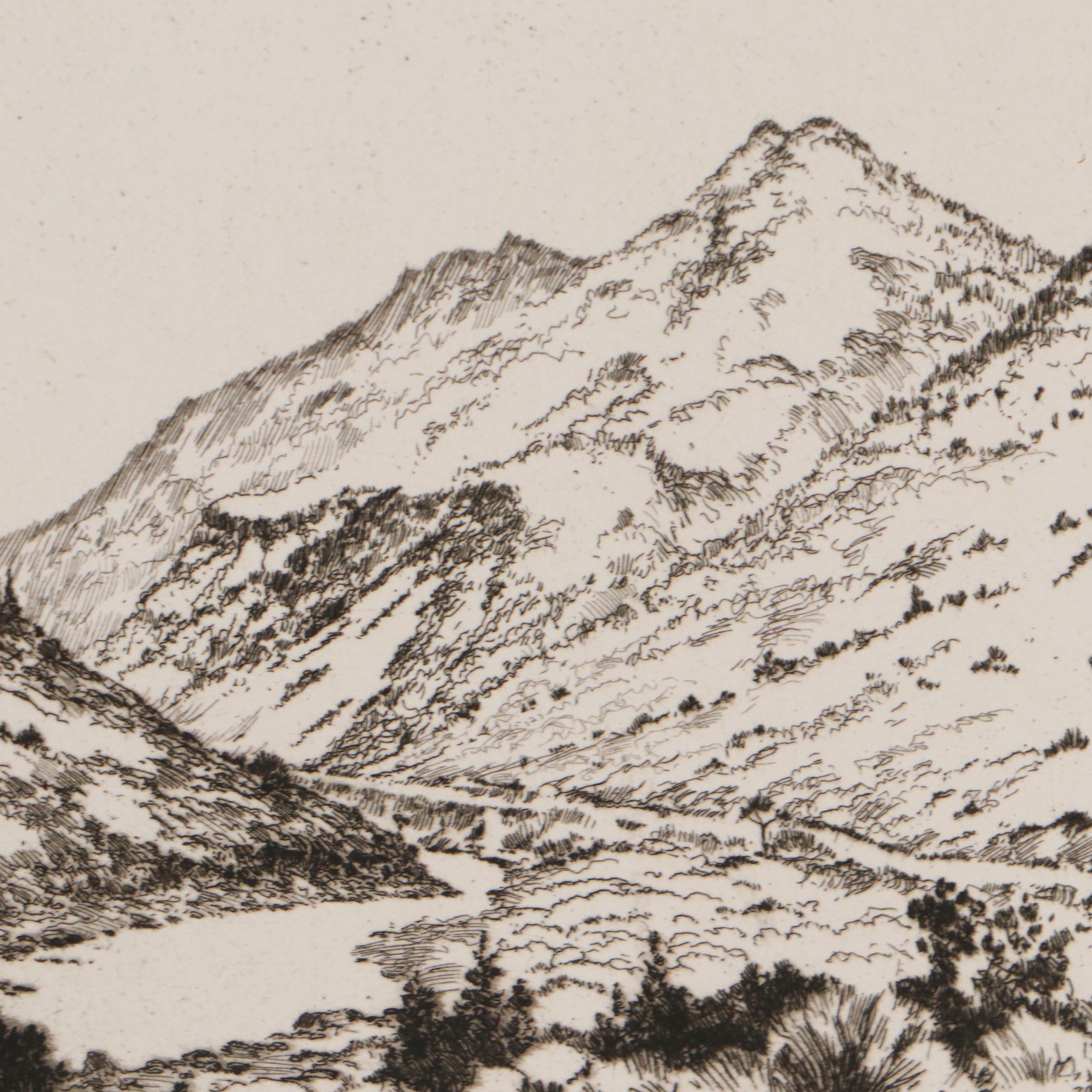 Lee Sturges Landscape Etchings, Early 20th Century | EBTH