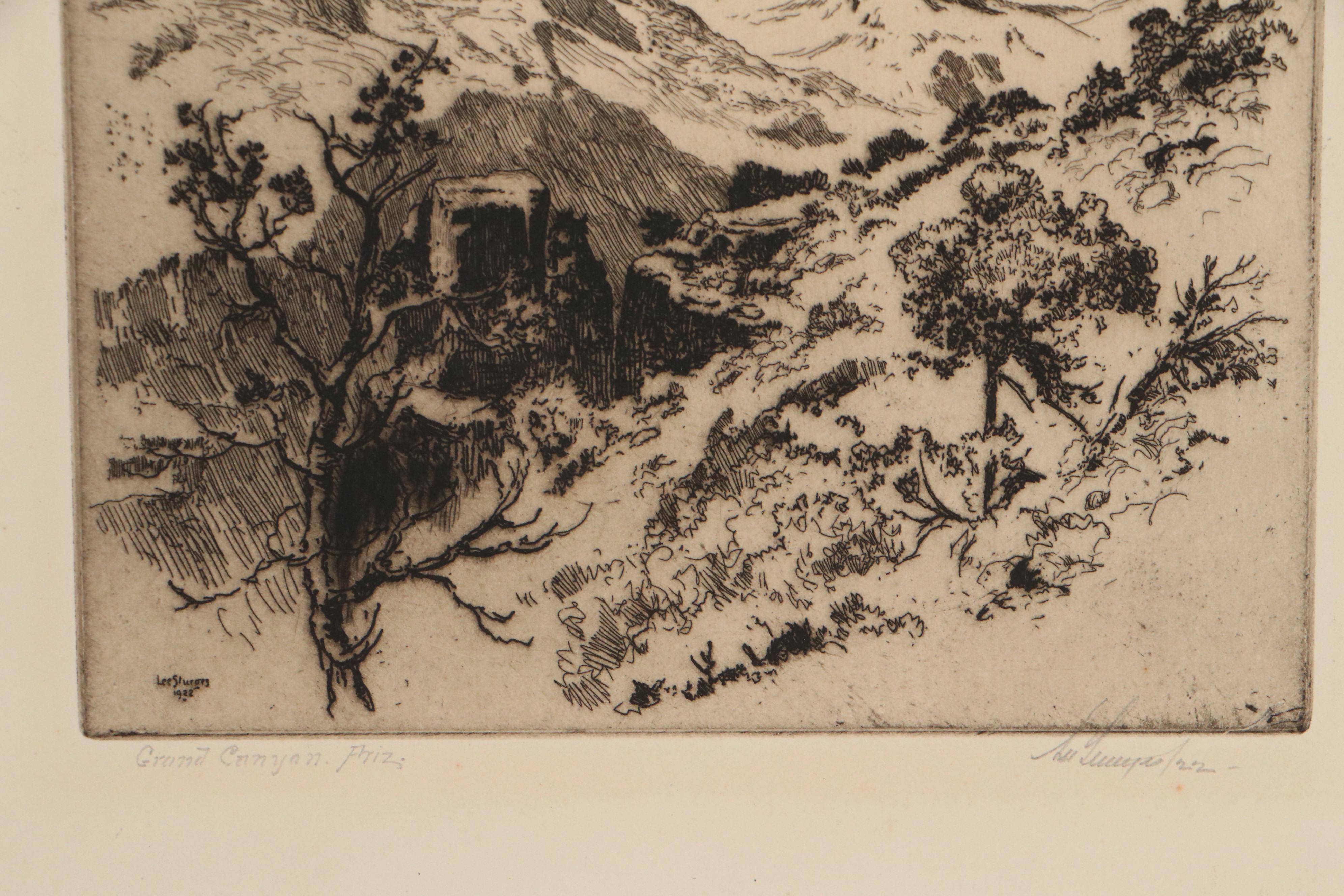 Lee Sturges Landscape Etchings, Early 20th Century | EBTH