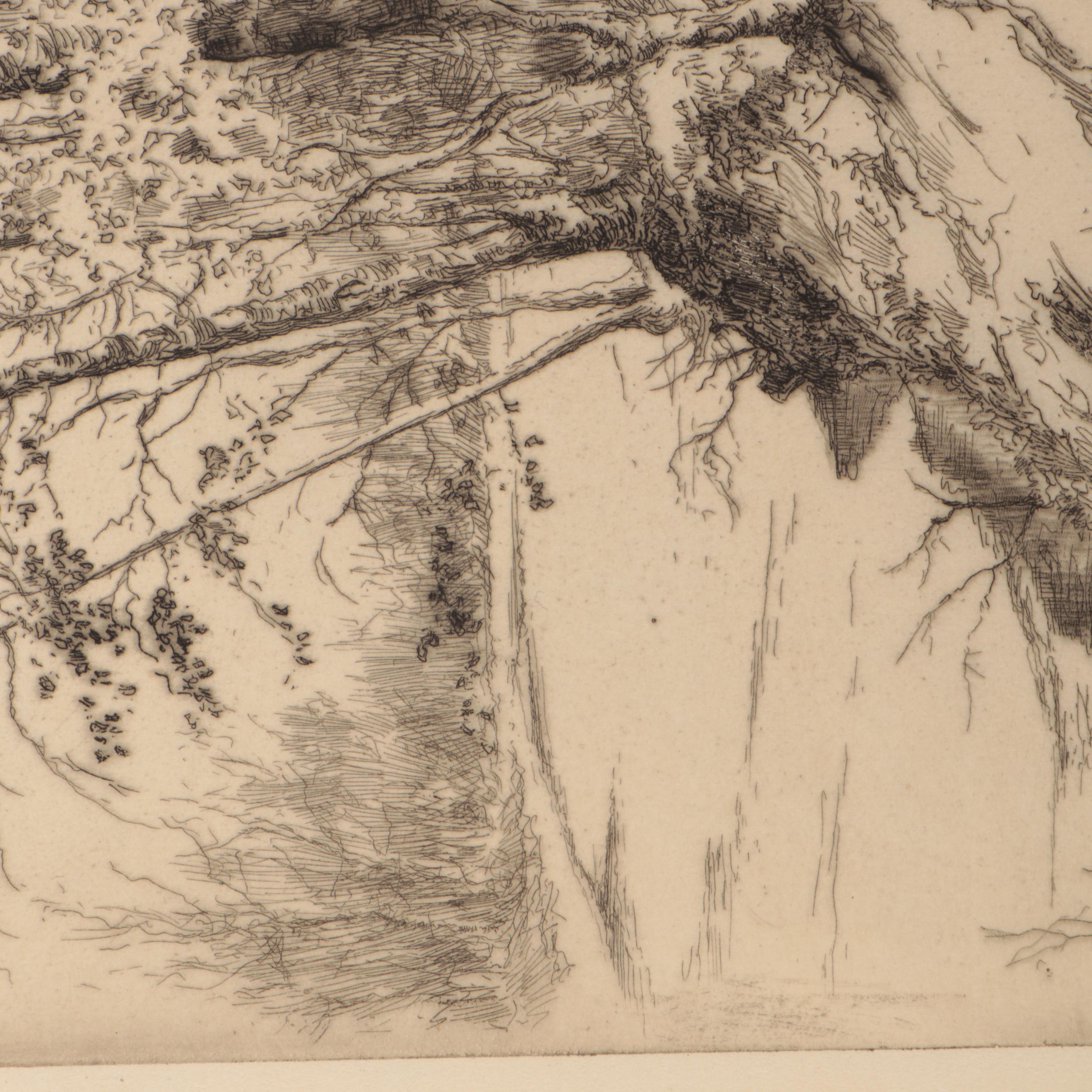 Lee Sturges Etchings Including "Where the Creek Begins," Circa 1920 | EBTH