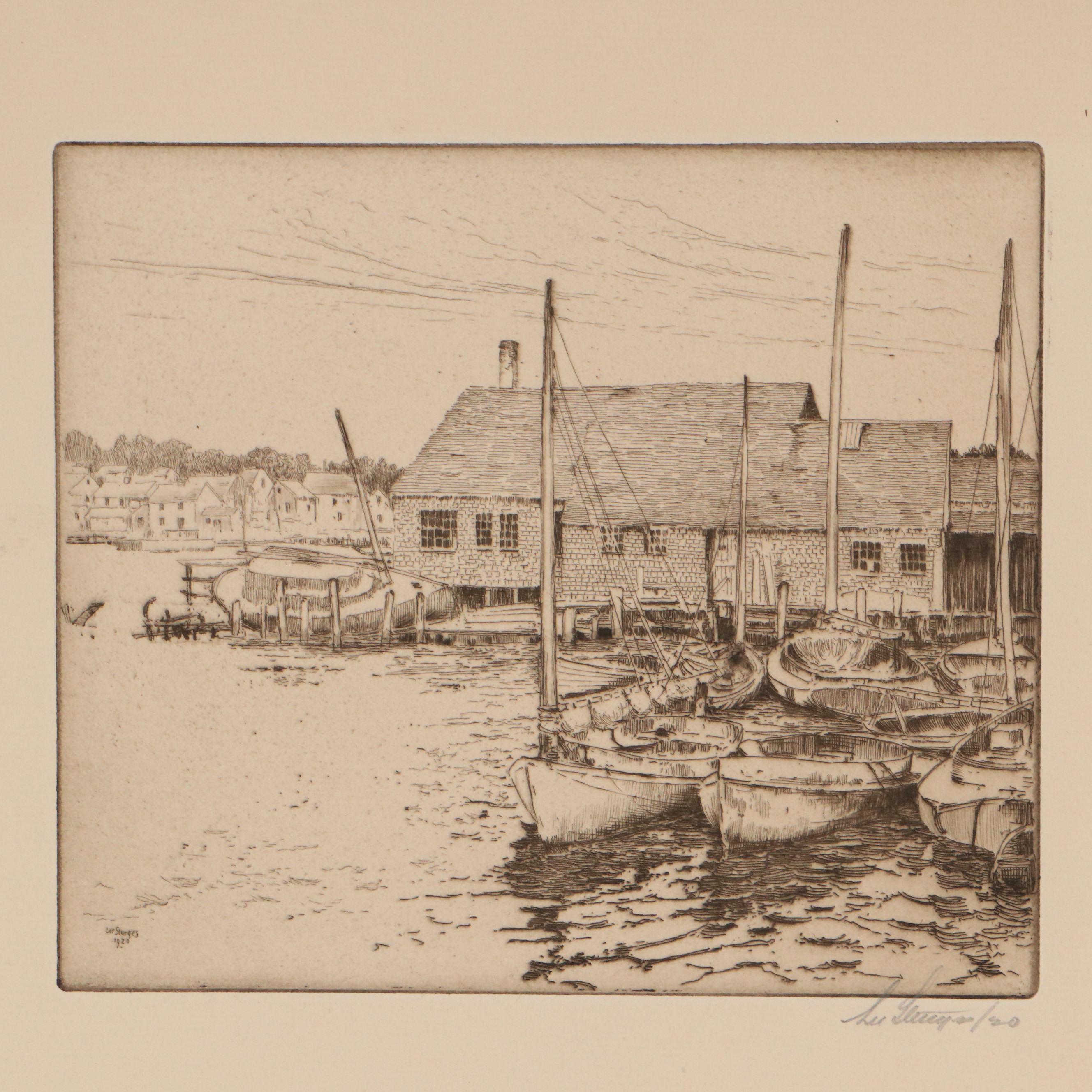 Lee Sturges Landscape Etchings, Early 20th Century | EBTH