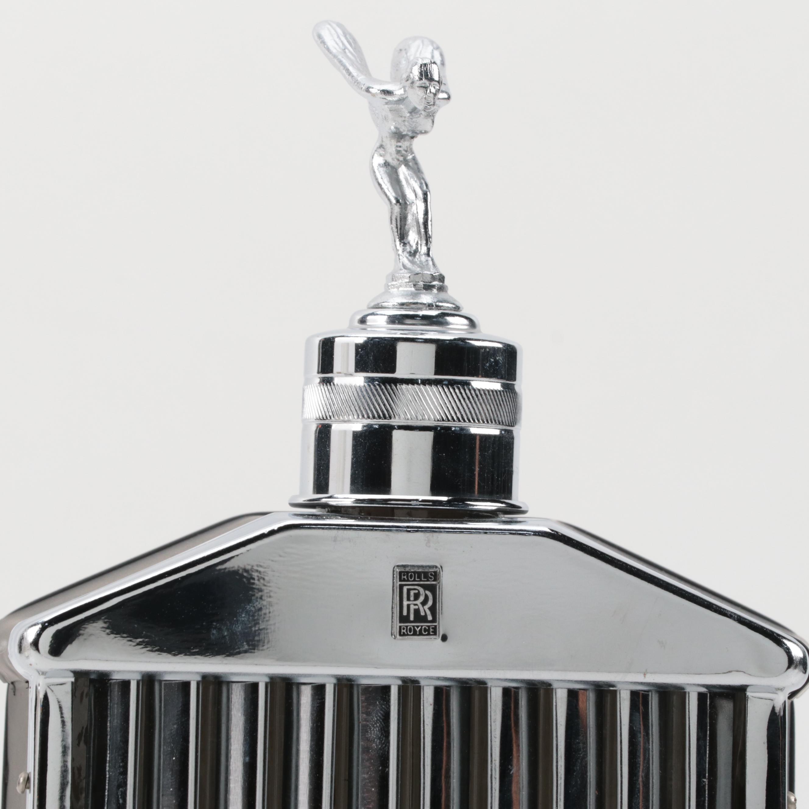 Rolls Royce Musical Flask and Owner's Club Trophy | EBTH