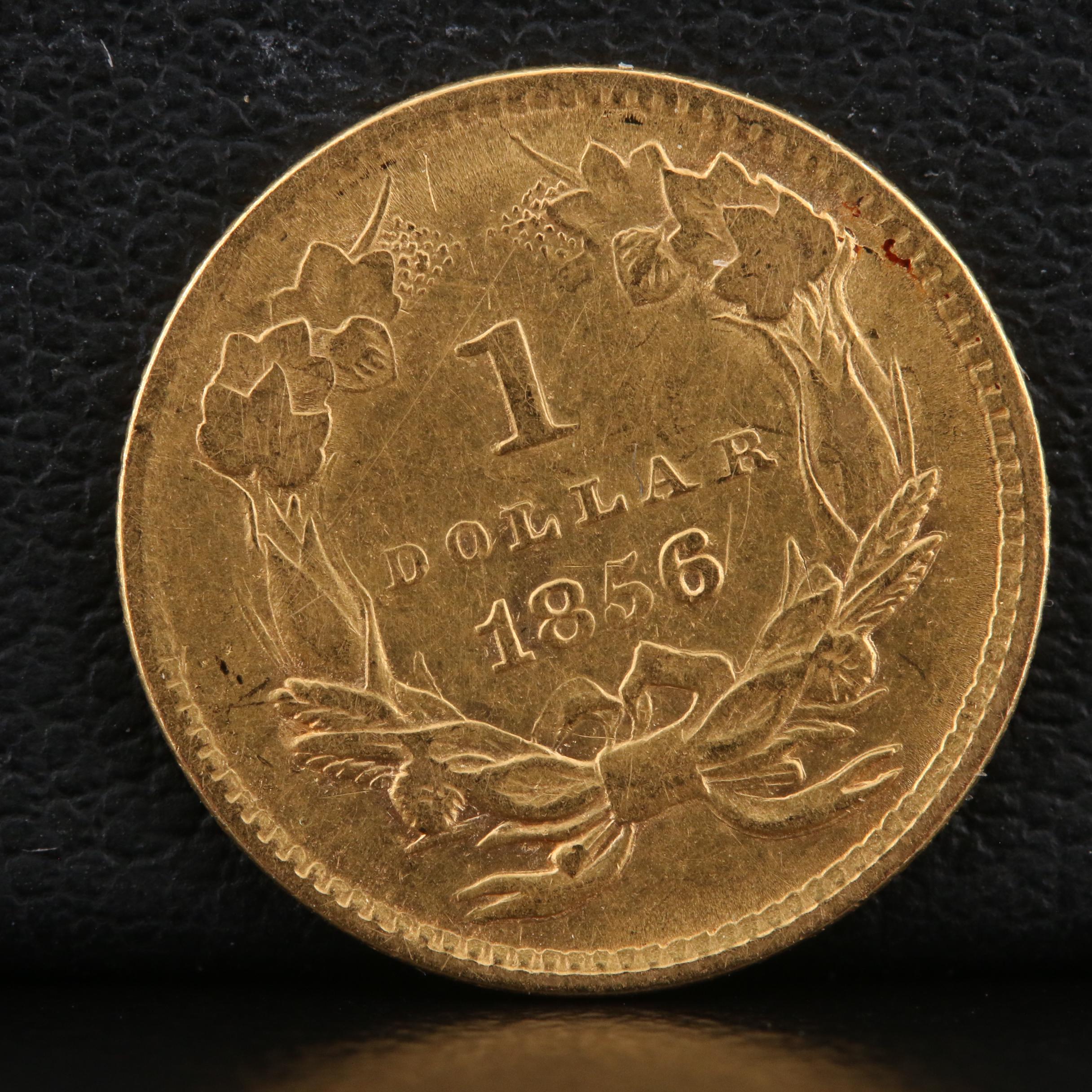 1856 Type III Indian Princess $1 Gold Coin | EBTH