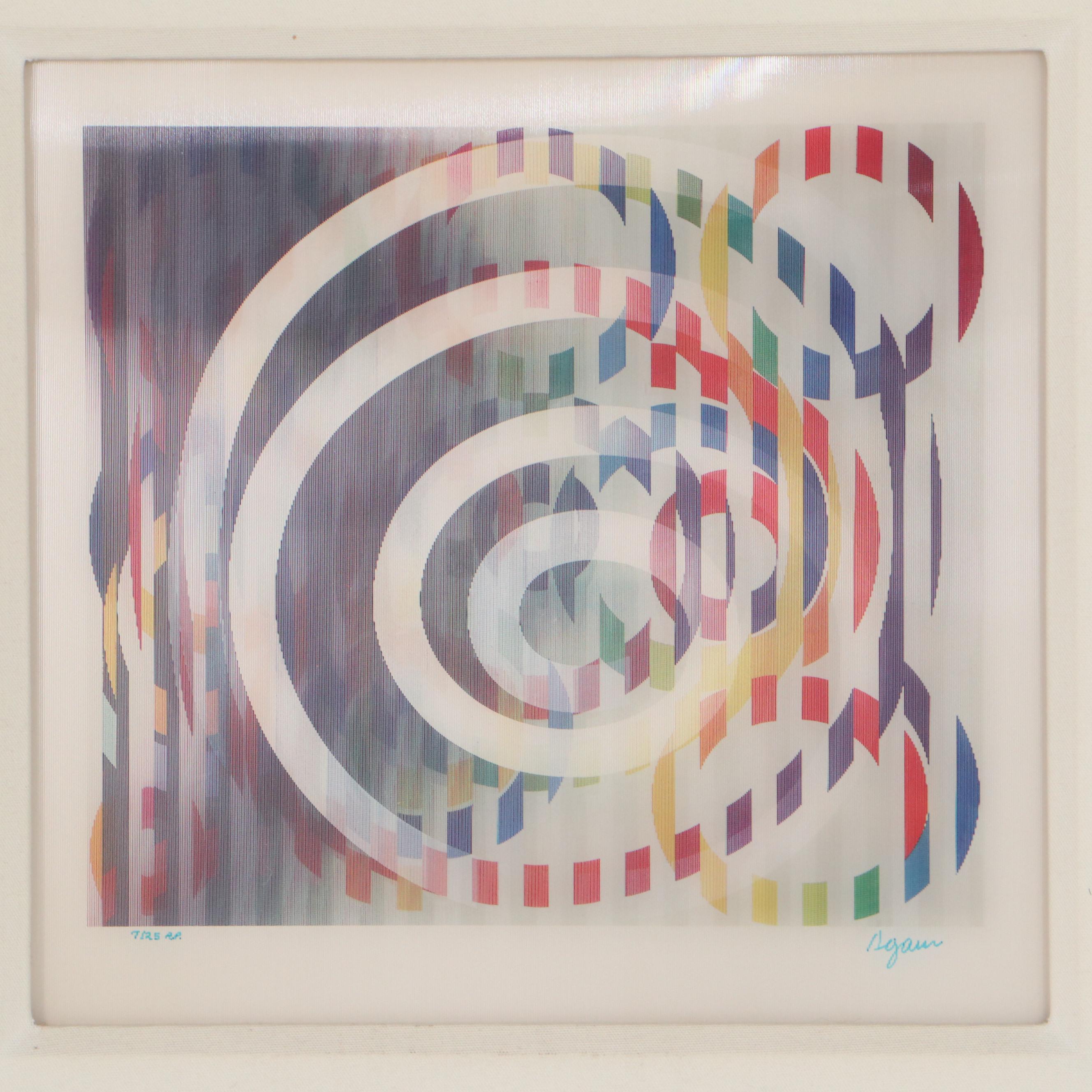 Yaacov Agam Abstract Agamograph "Cele Carnival" | EBTH
