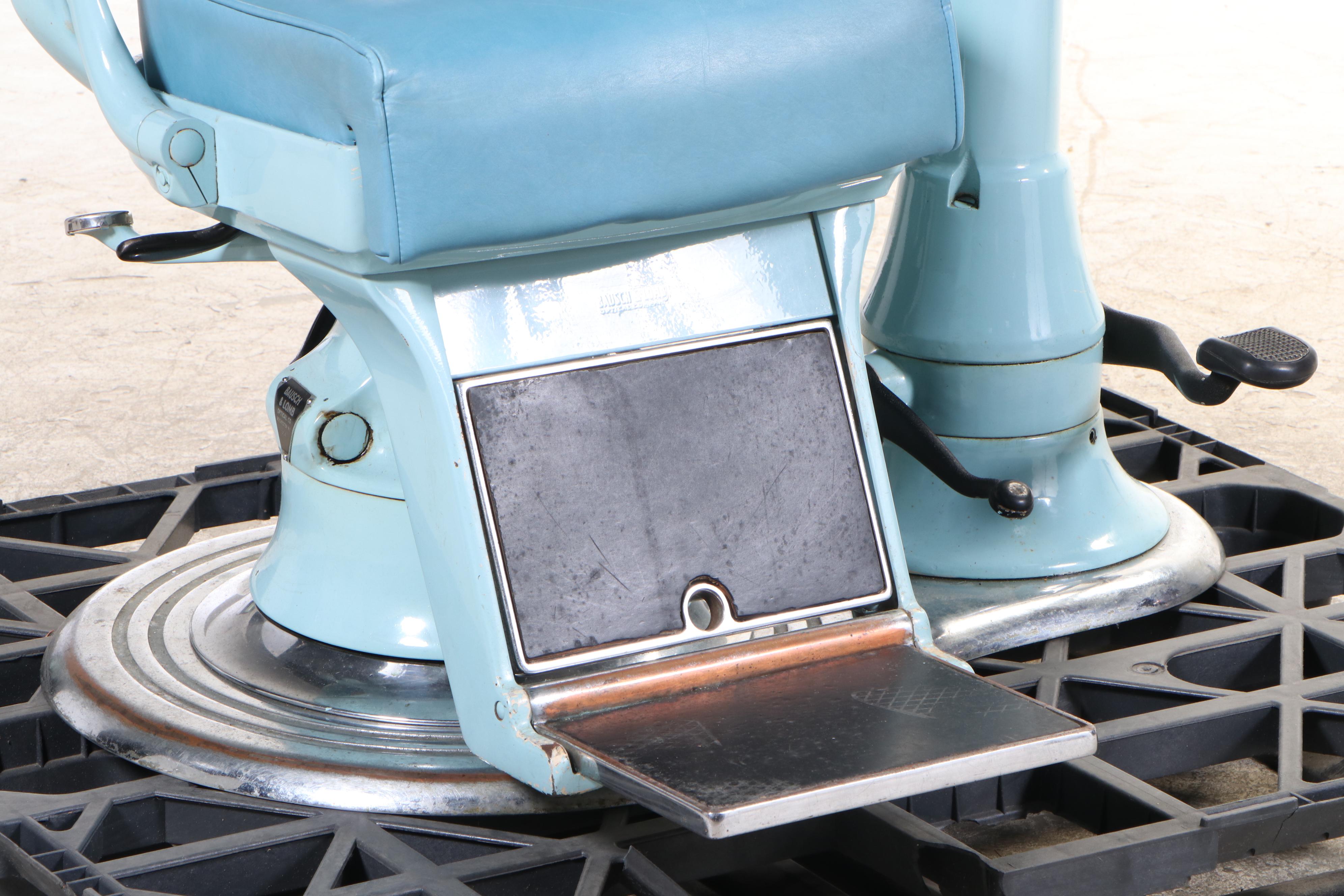 Bausch & Lomb Metal Optometrist Exam Chair, Stand, Phoropter and ...