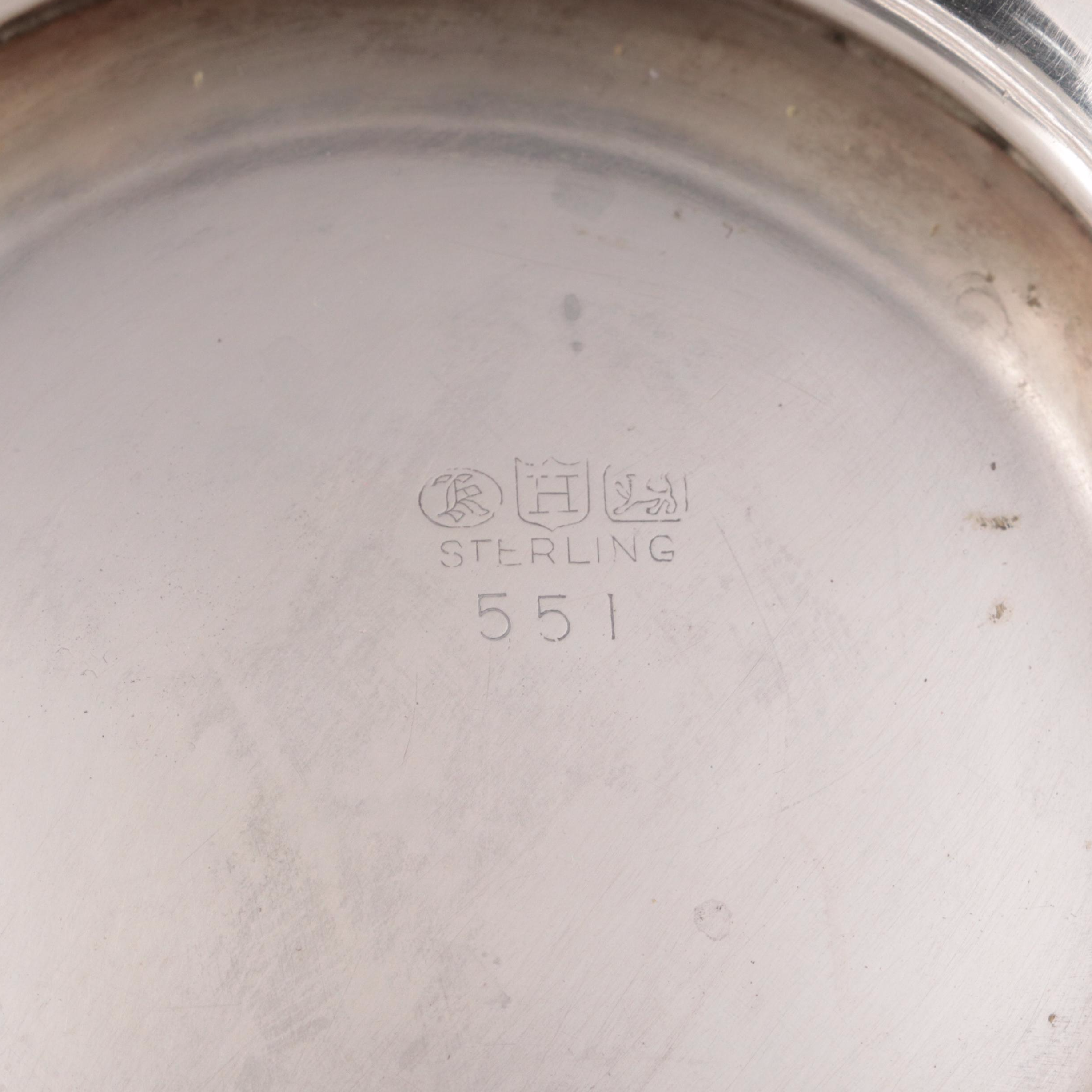 Hunt Silver Company Sterling Silver Pitcher, Early to Mid-20th Century ...