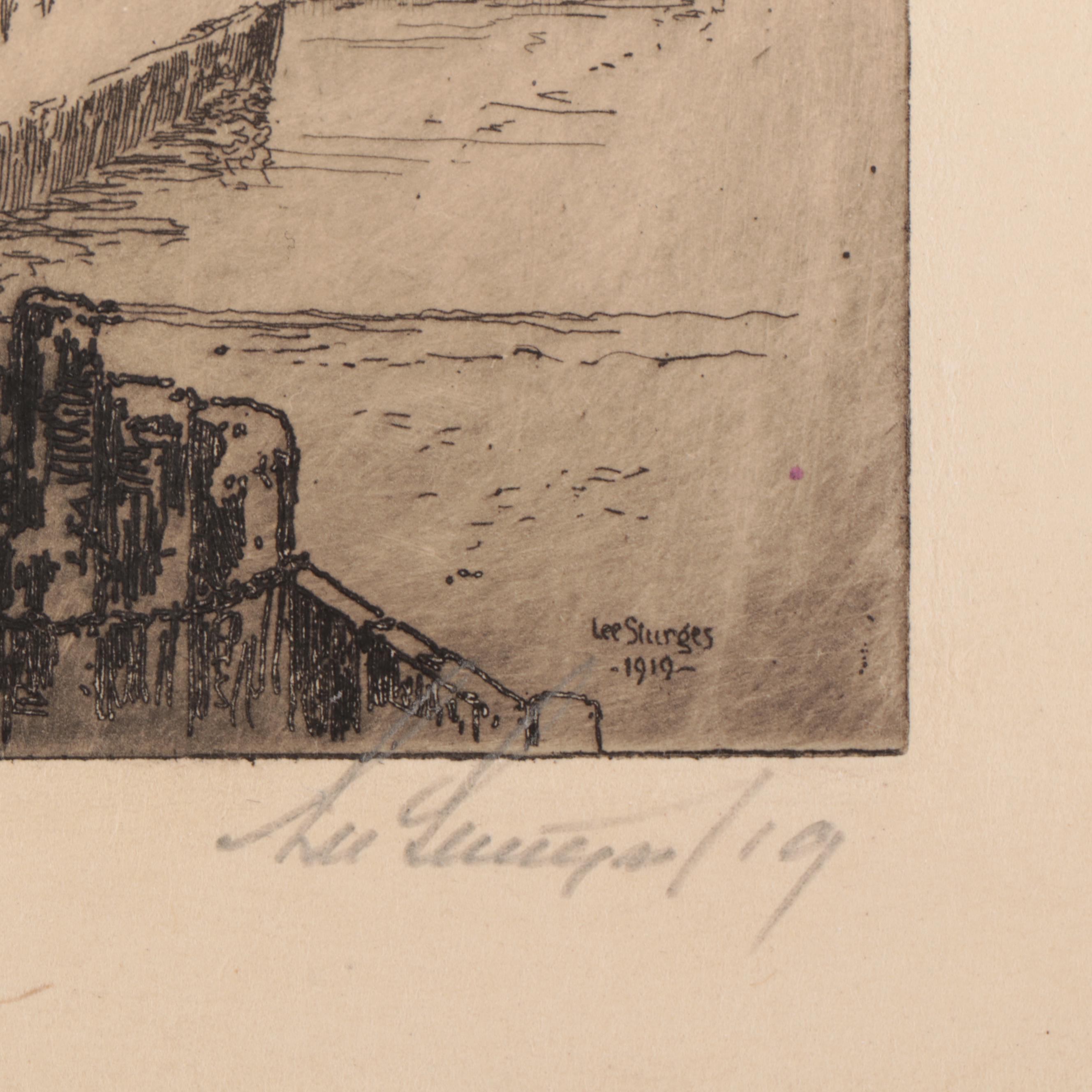 Lee Sturges Industrial Genre Scene Etchings, Circa 1900 | EBTH