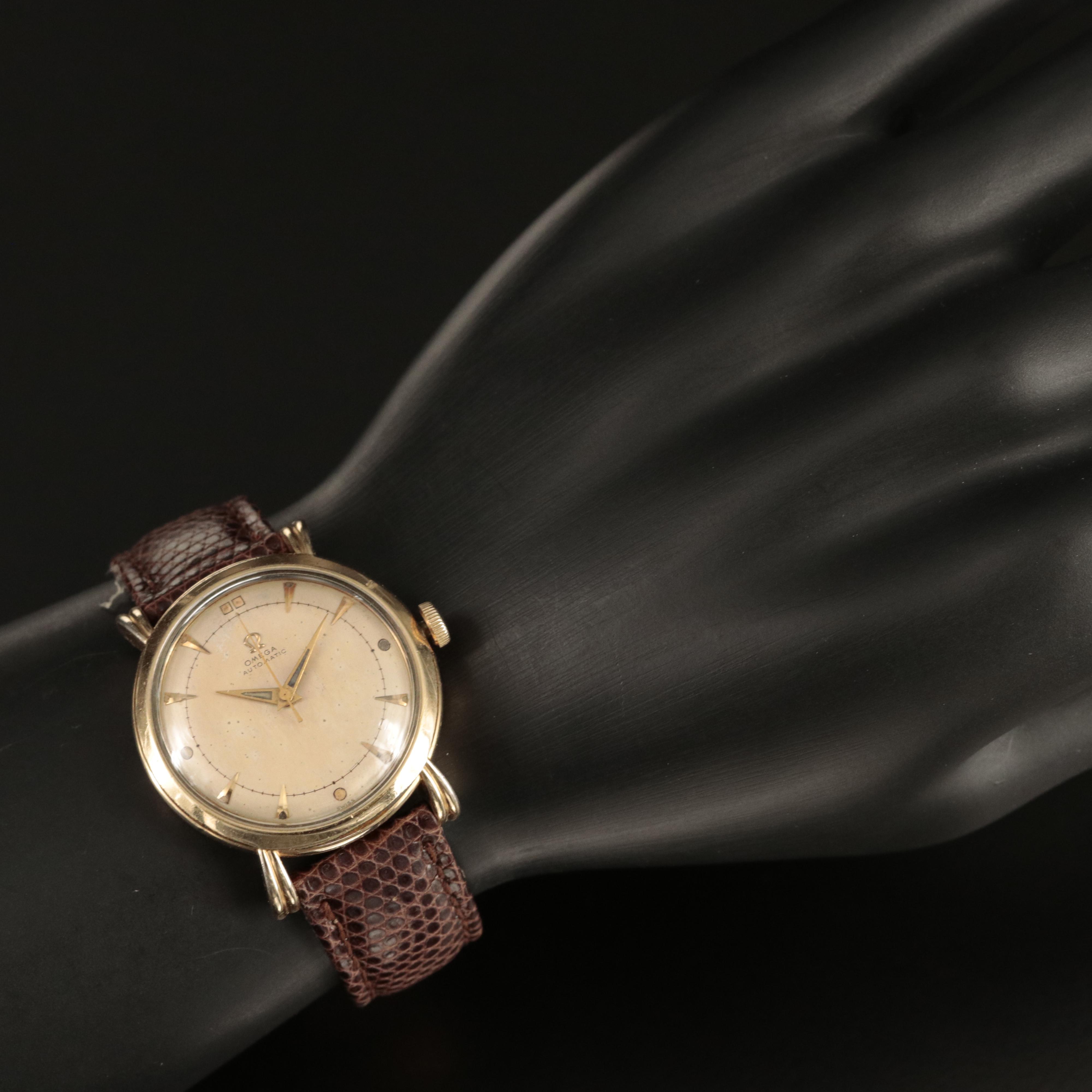 Late 1940s Omega Seamaster "Bumper" Automatic Wristwatch | EBTH