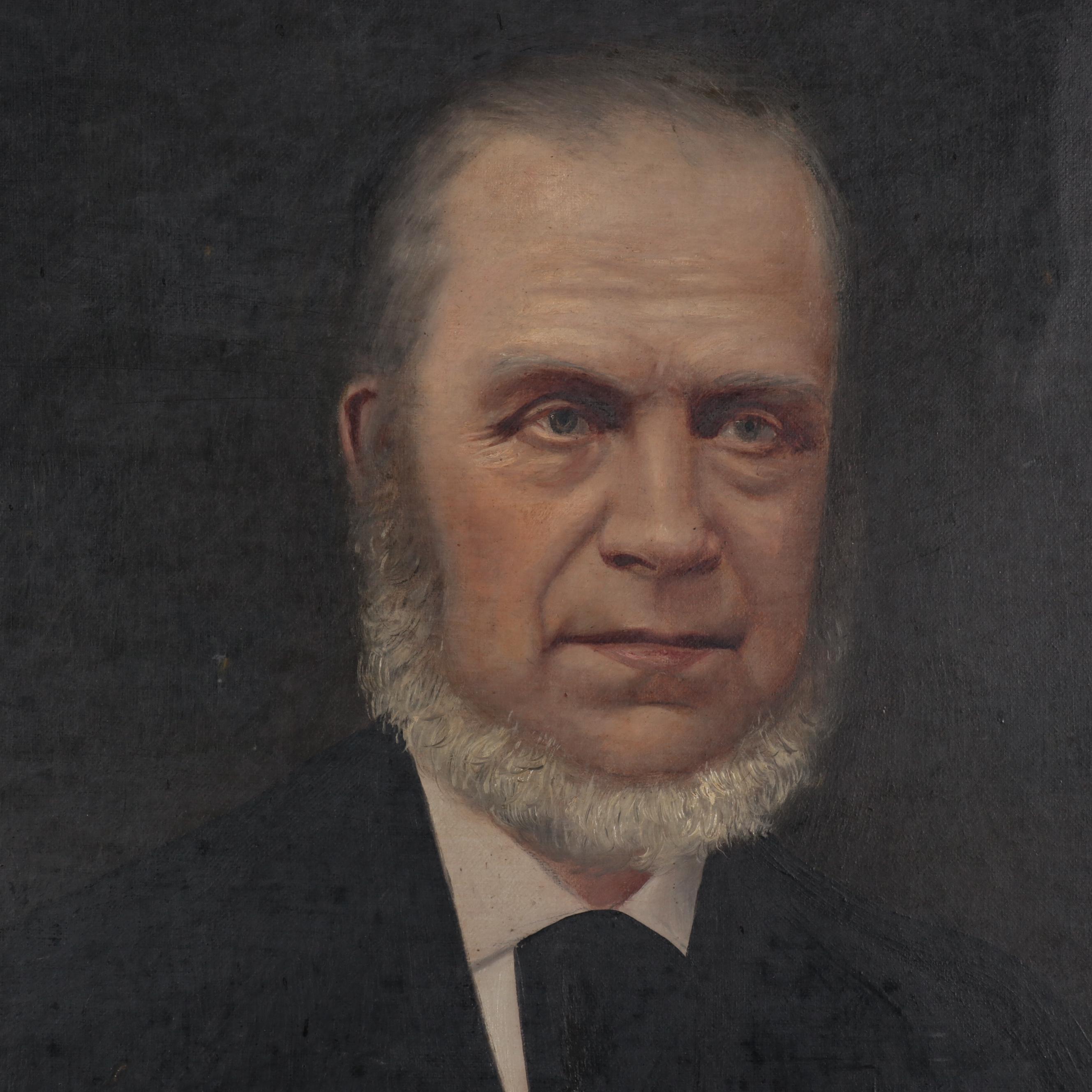 W. Duffus Portrait Oil Painting "Head Master," 1884 | EBTH