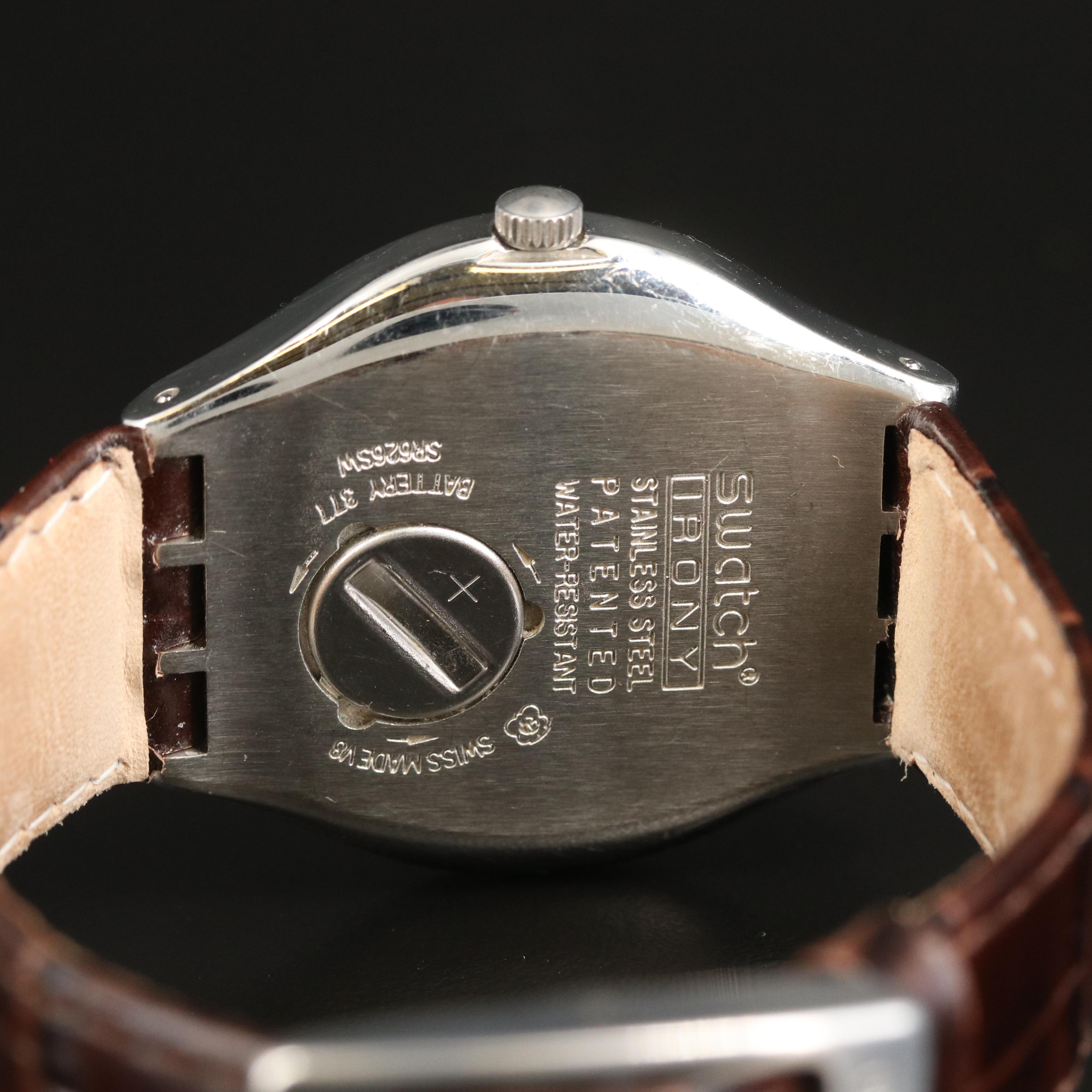 Swatch Irony Stainless Steel Quartz Wristwatch | EBTH