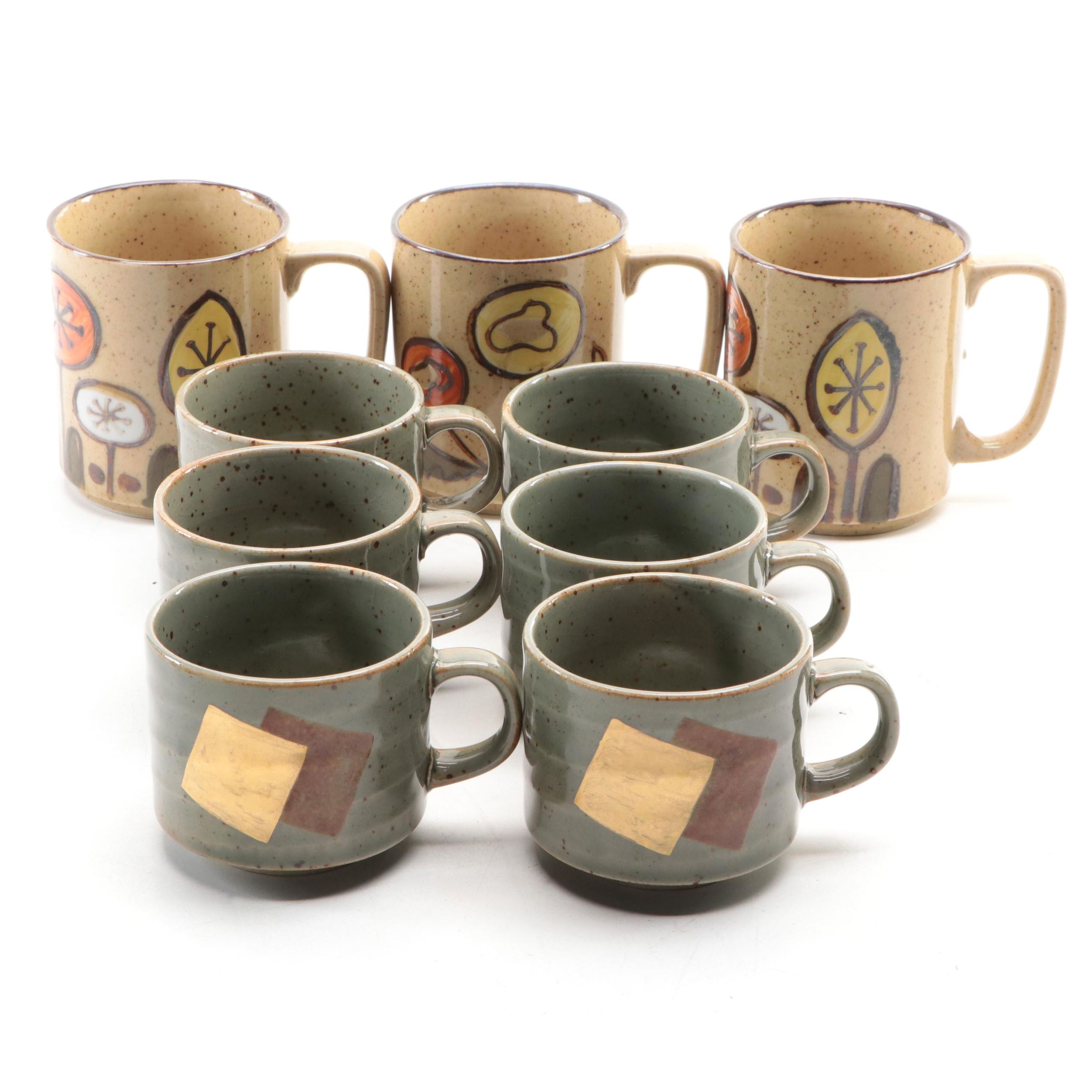 Japanese and Chinese Stoneware Mugs | EBTH
