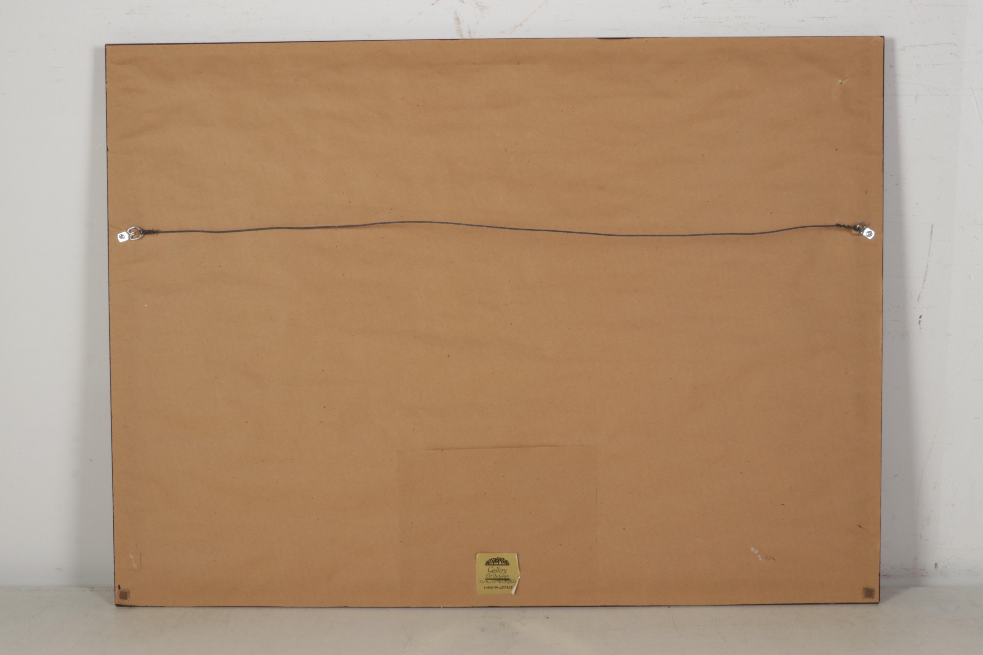 Peter Keating Offset Lithograph of Stone Fence and Barn, Late 20th-21st ...