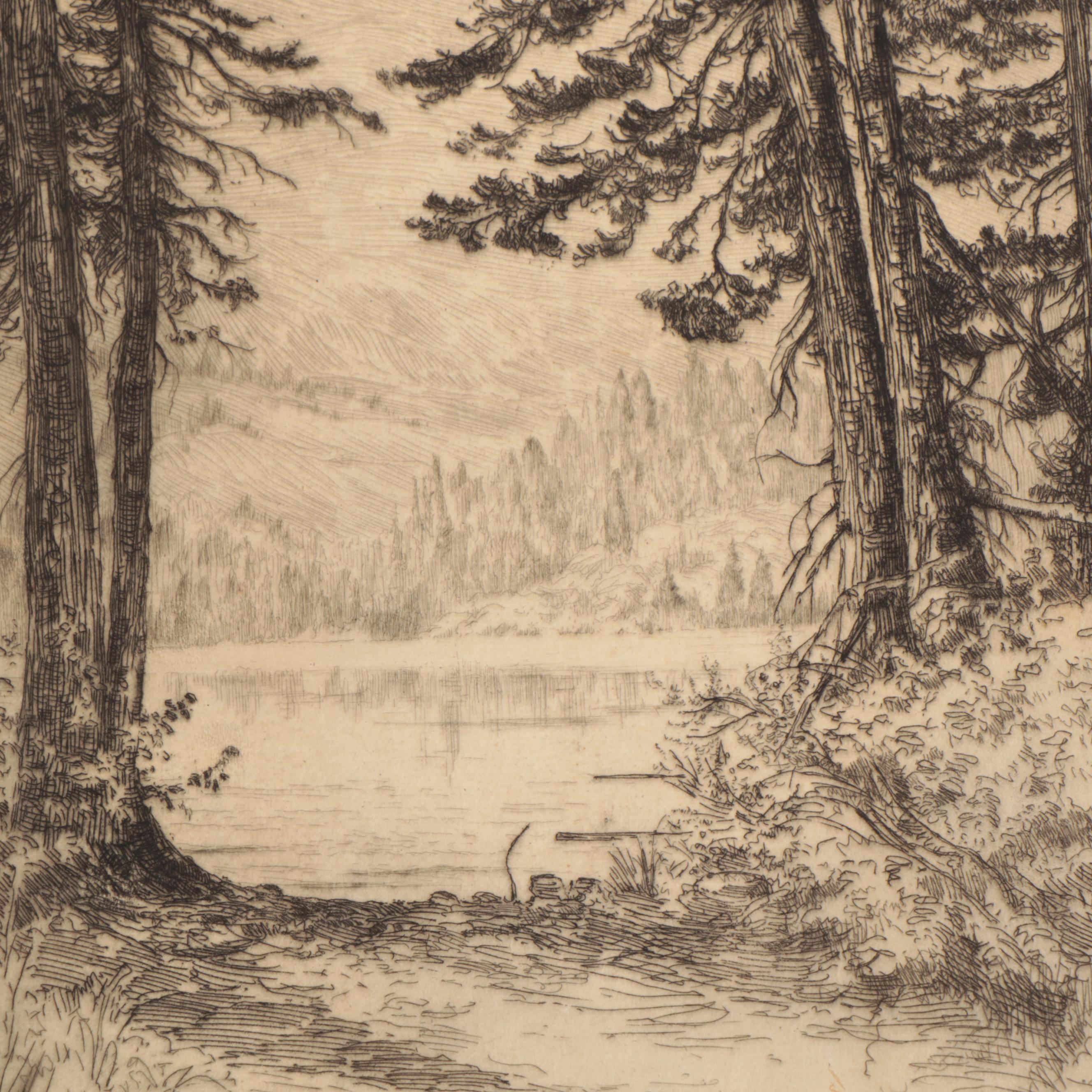 Lee Sturges Landscape Etchings, Early 20th Century | EBTH