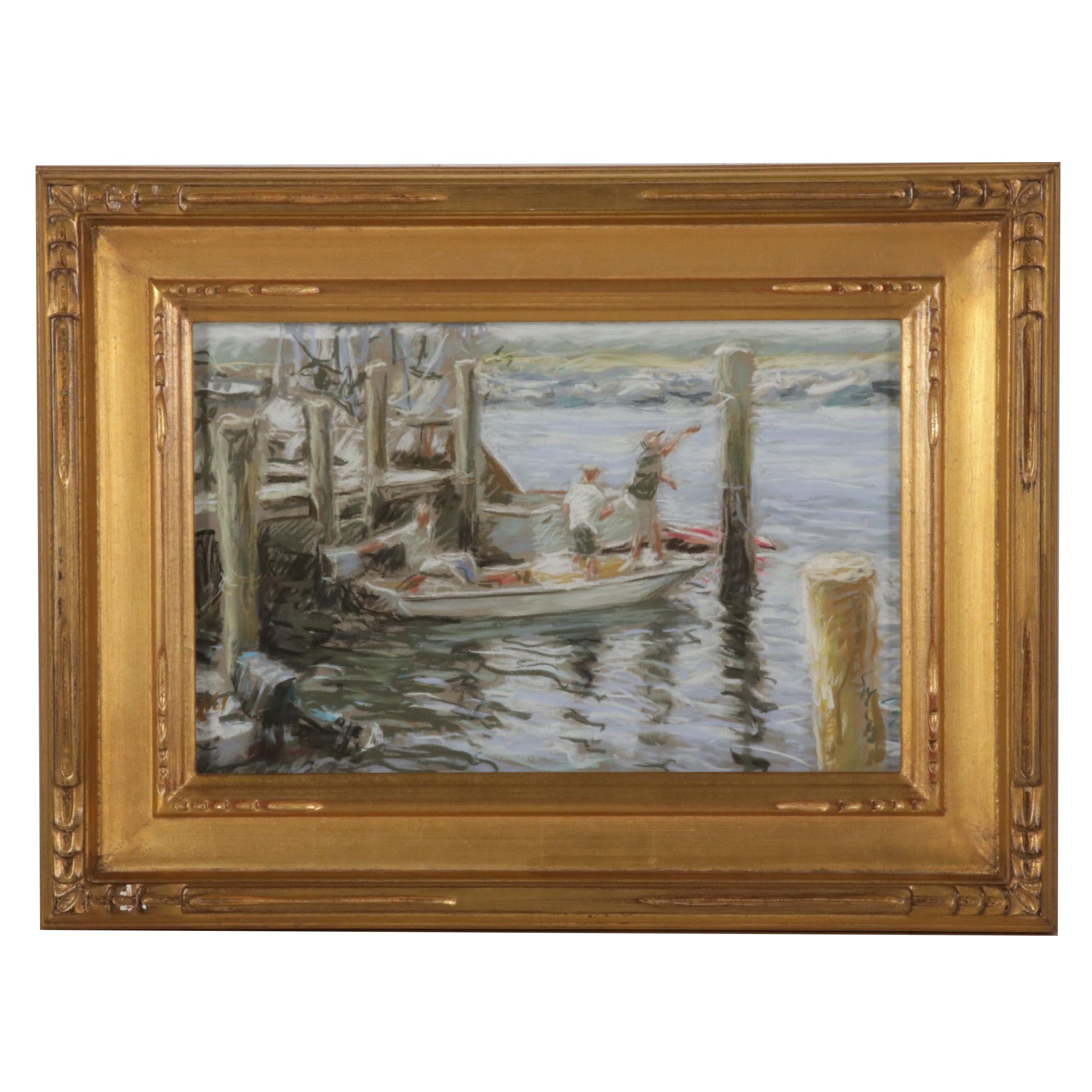 Terry Rodgers Pastel Drawing "Down East," 1998 | EBTH