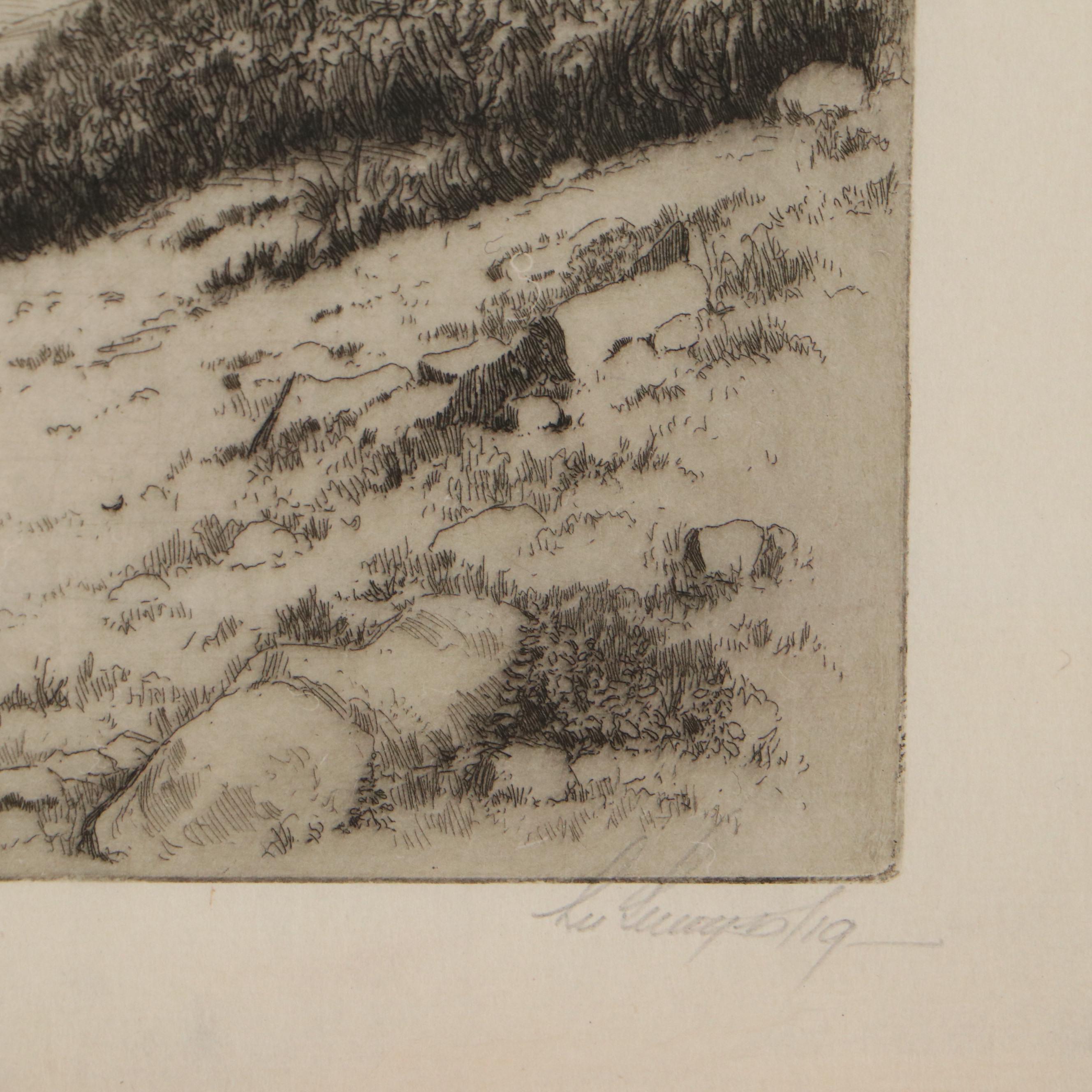 Lee Sturges Landscape Etchings, Early 20th Century | EBTH