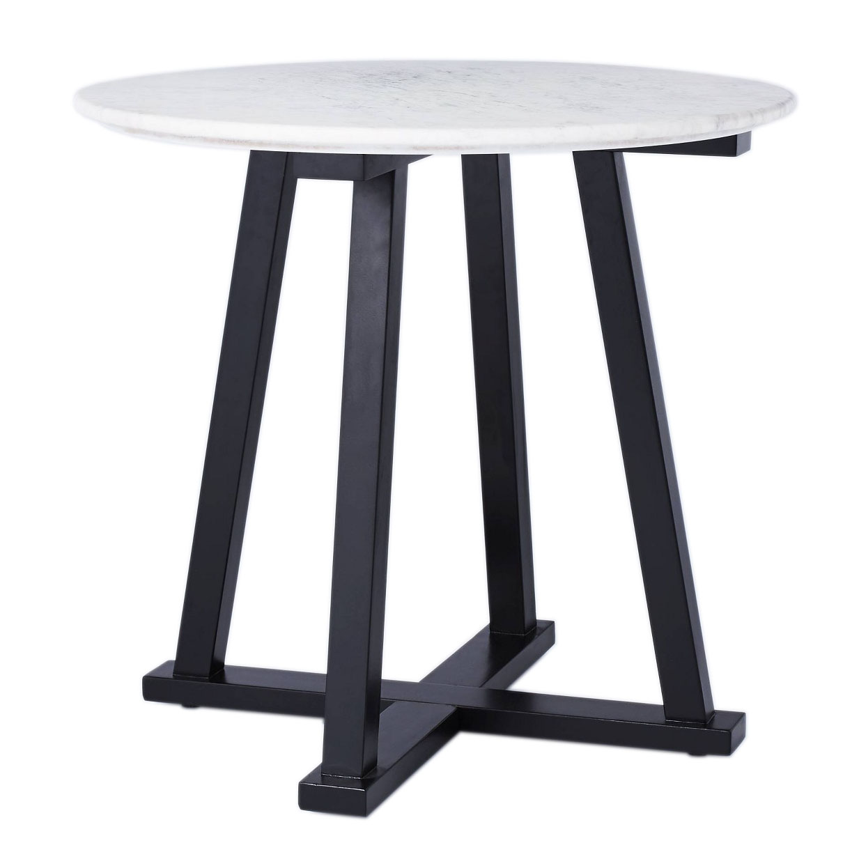 Threshold with Studio McGee Round Marble Top Accent Table | EBTH