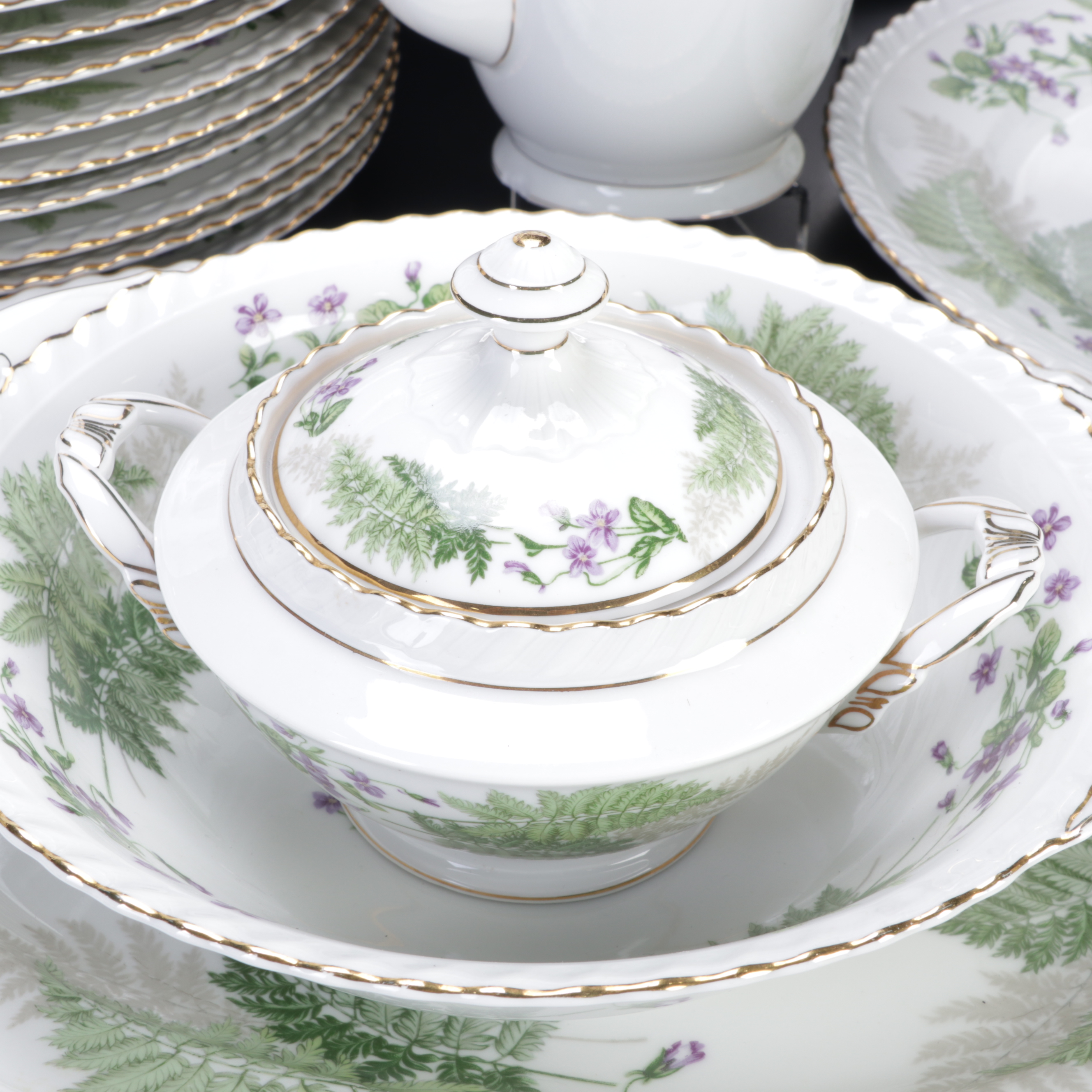 Franconia-Krautheim "Woodland" Dinnerware and Serveware, Mid to Late ...