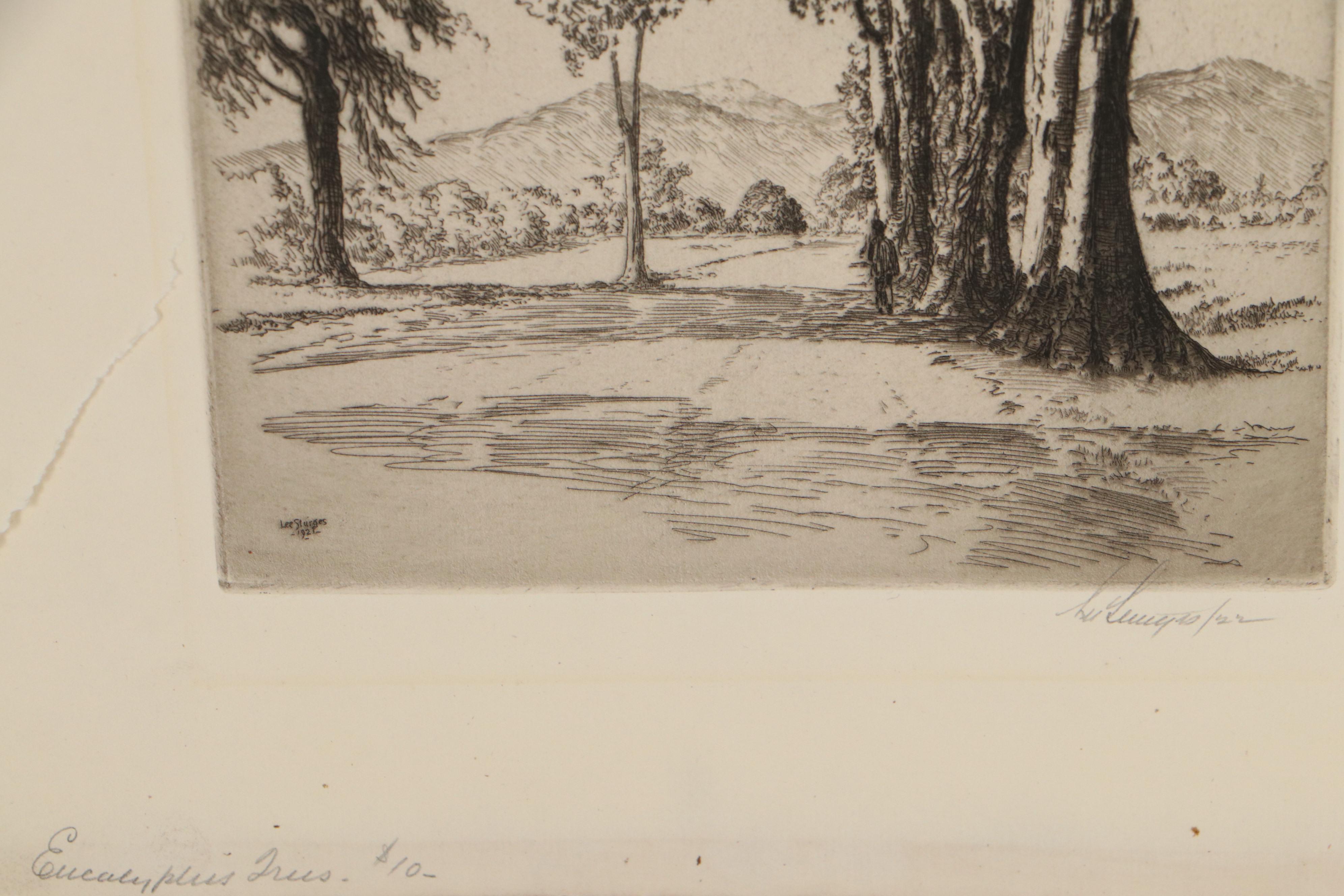 Lee Sturges Landscape Etchings, Early 20th Century | EBTH