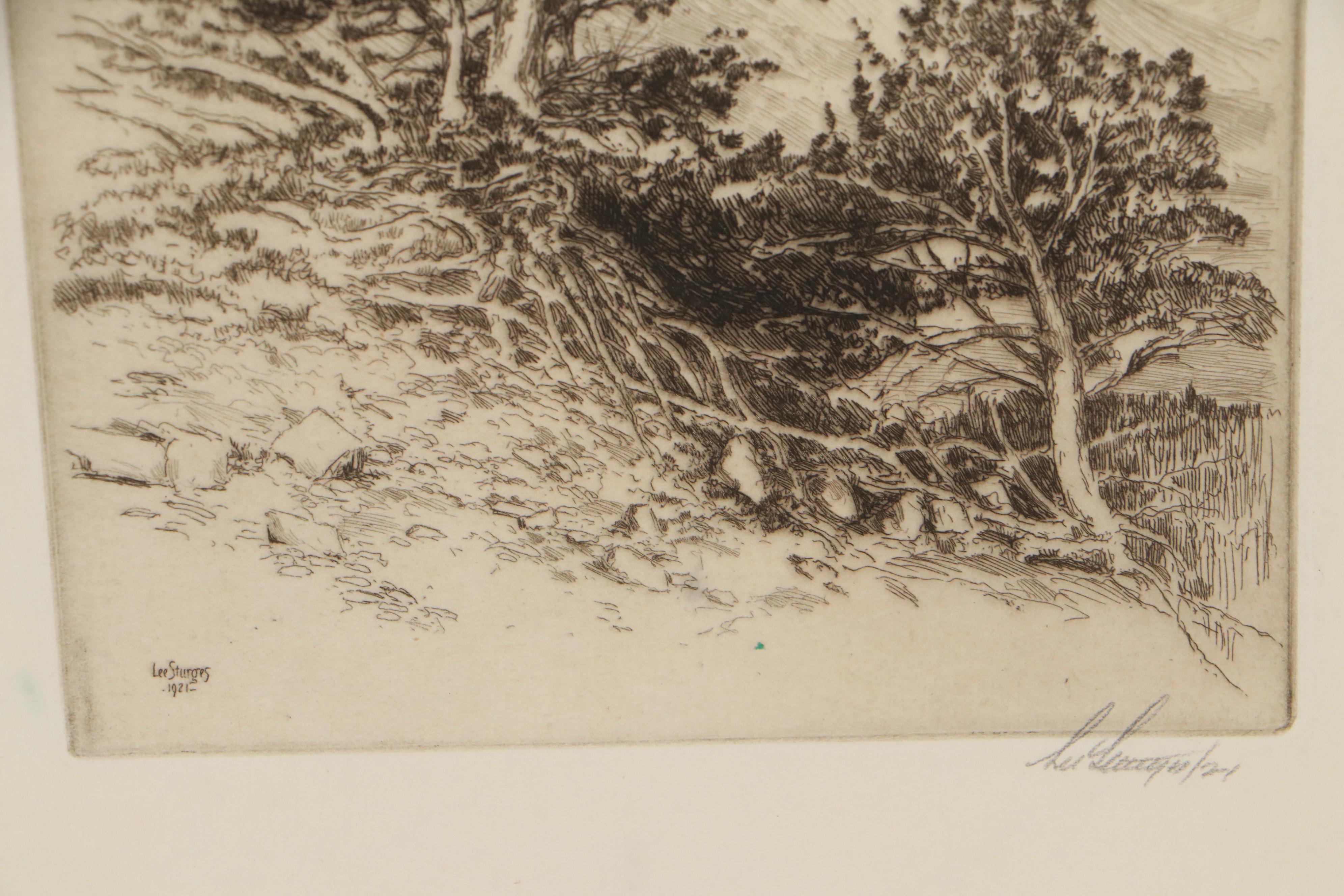 Lee Sturges Landscape Etchings, Early 20th Century | EBTH