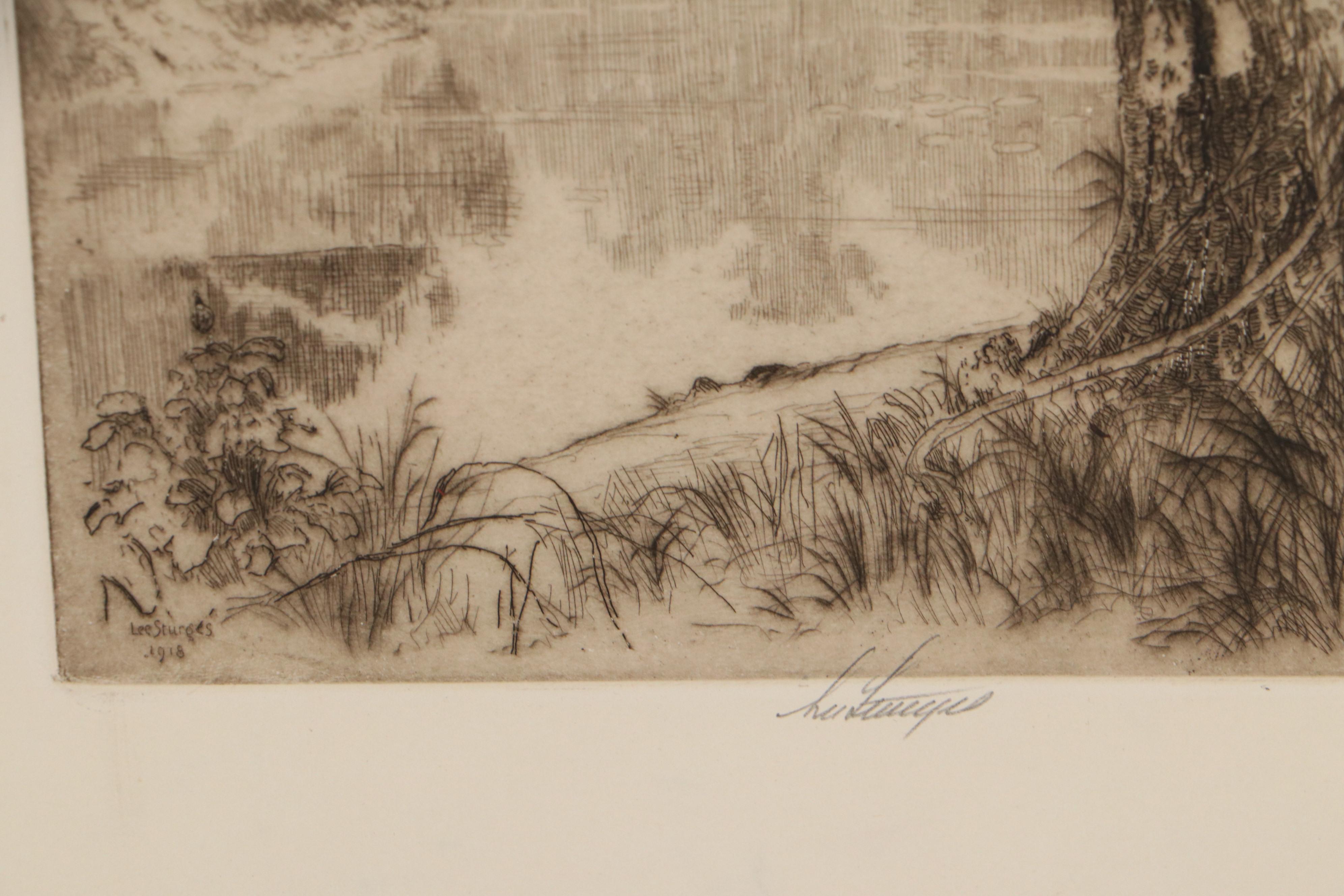 Lee Sturges Landscape Etchings, Early 20th Century | EBTH