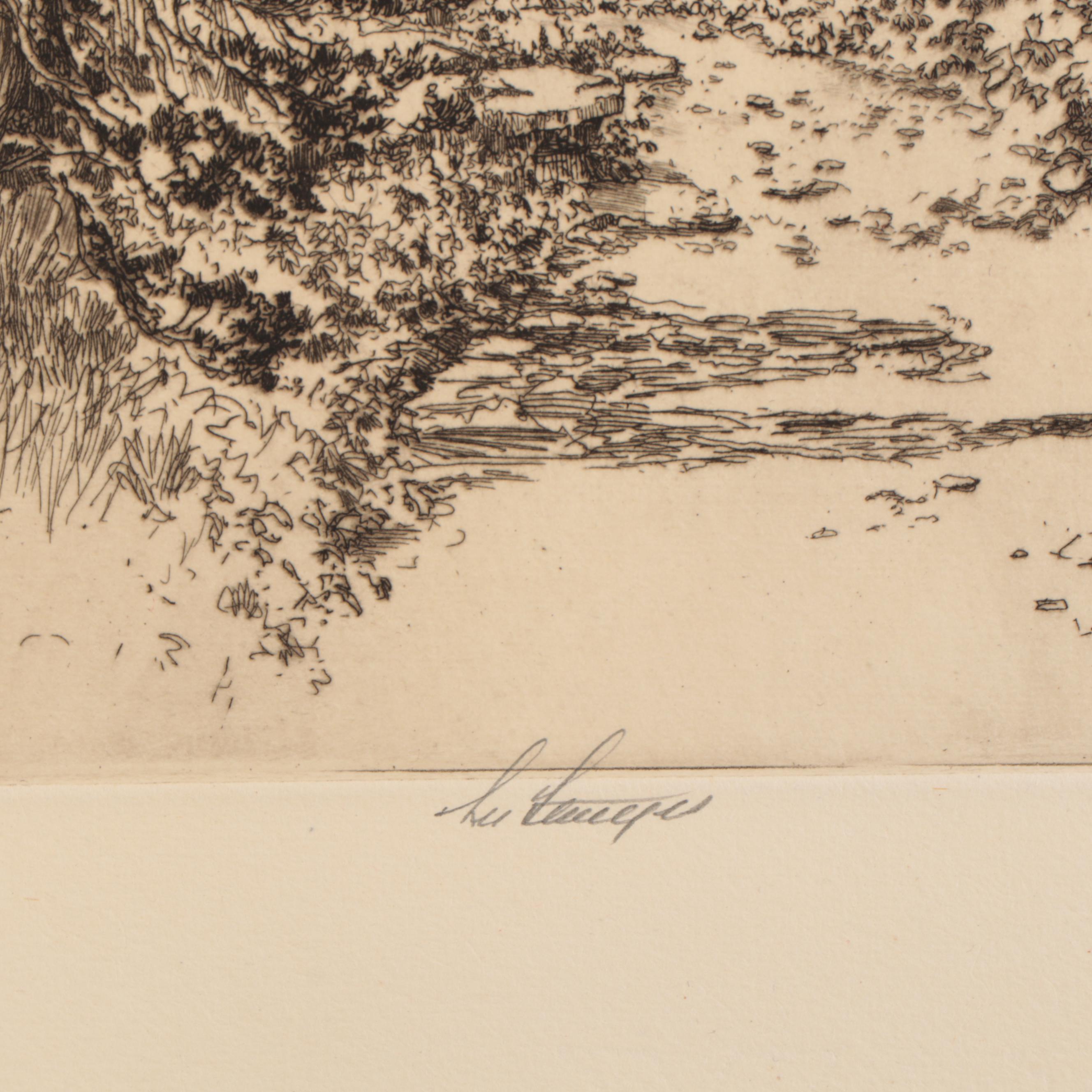 Lee Sturges Mountain Landscape Etchings, Circa 1920 | EBTH