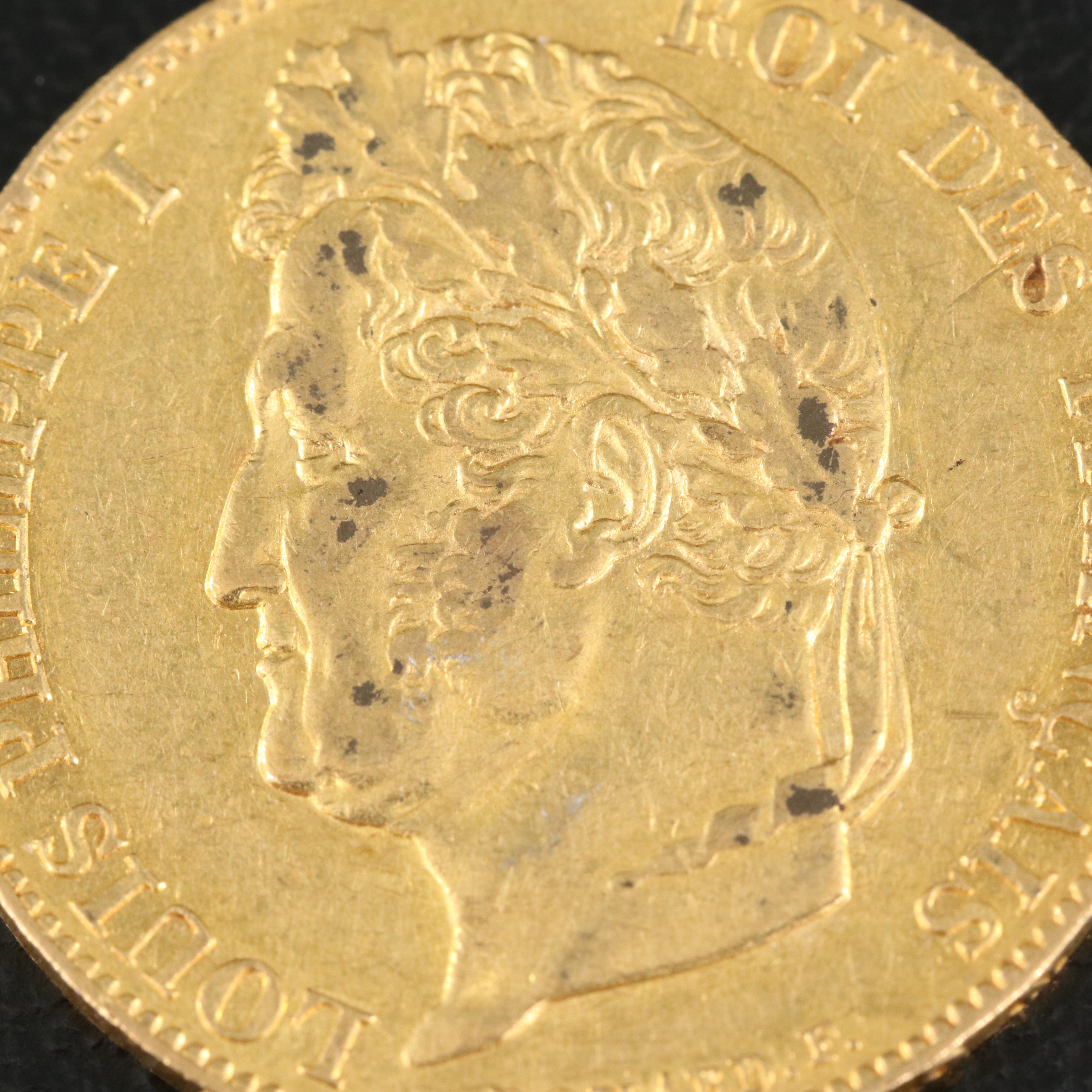 1848 A France Twenty Francs Gold Coin | EBTH
