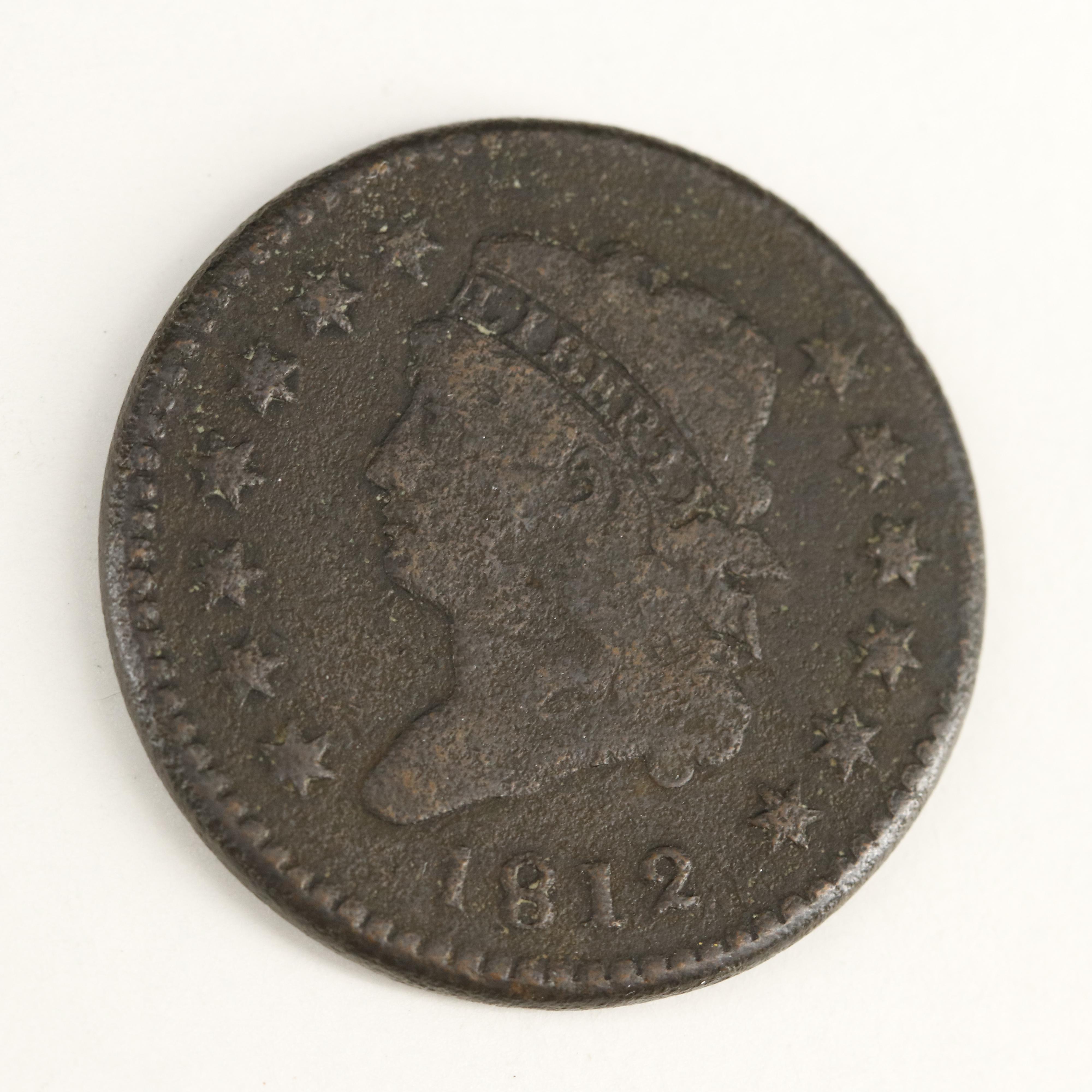 1812 Classic Head Large Cent | EBTH