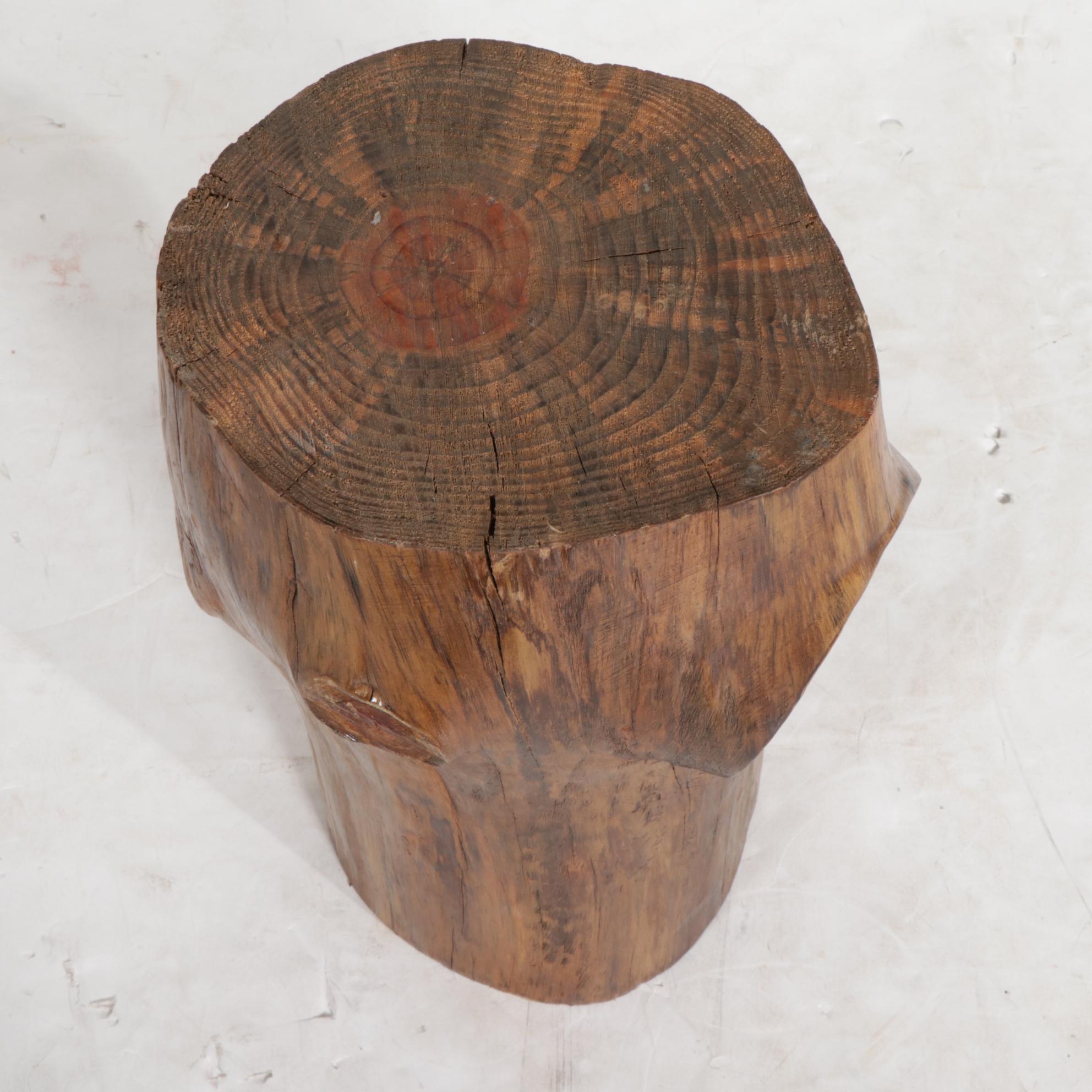 Wood Stump Plant Stand | EBTH