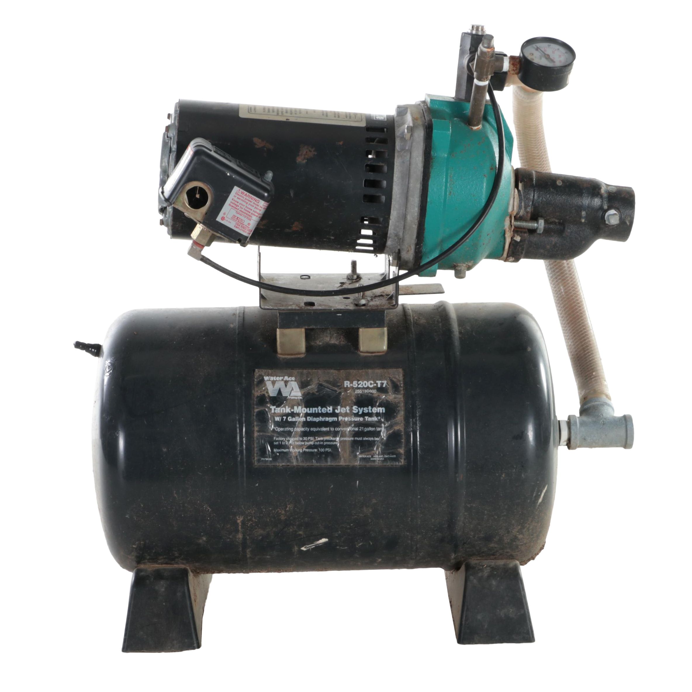 Water Ace Tank-Mounted Jet System with GE A/C Motor | EBTH