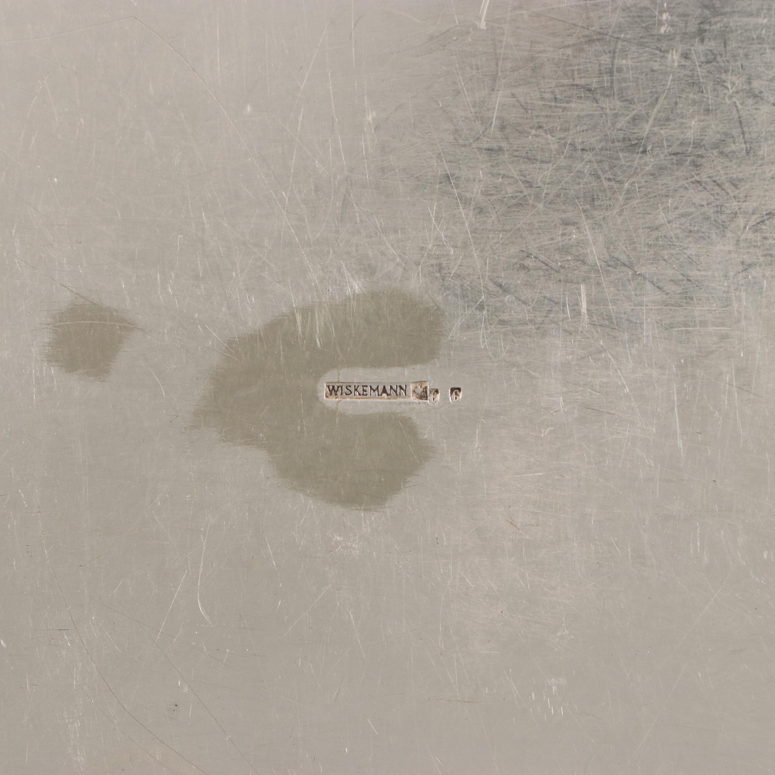 Orfevrerie Bruno Wiskemann Belgian Silver Plate Serving Tray | EBTH