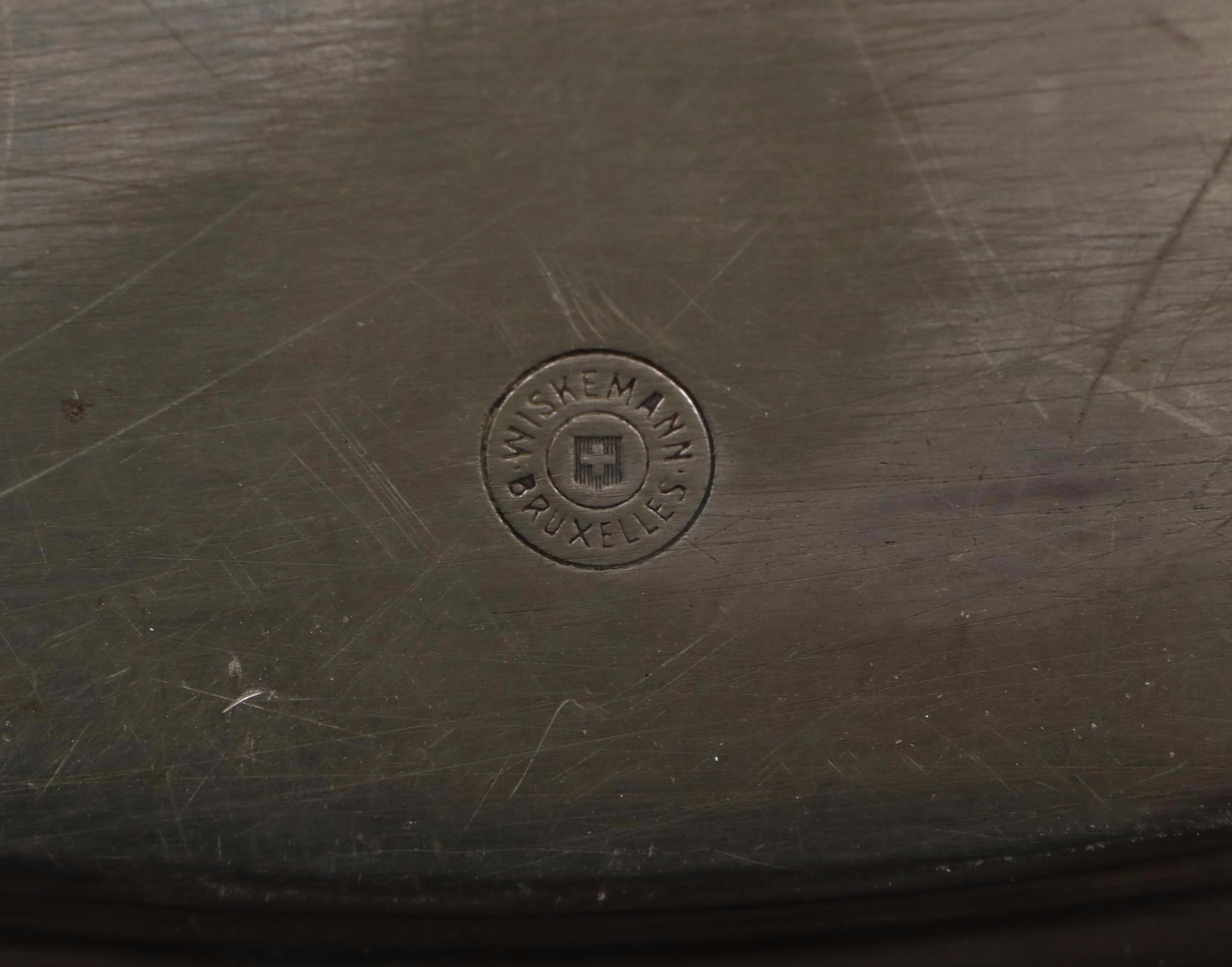 Orfevrerie Bruno Wiskemann Belgian Silver Plate Serving Tray | EBTH