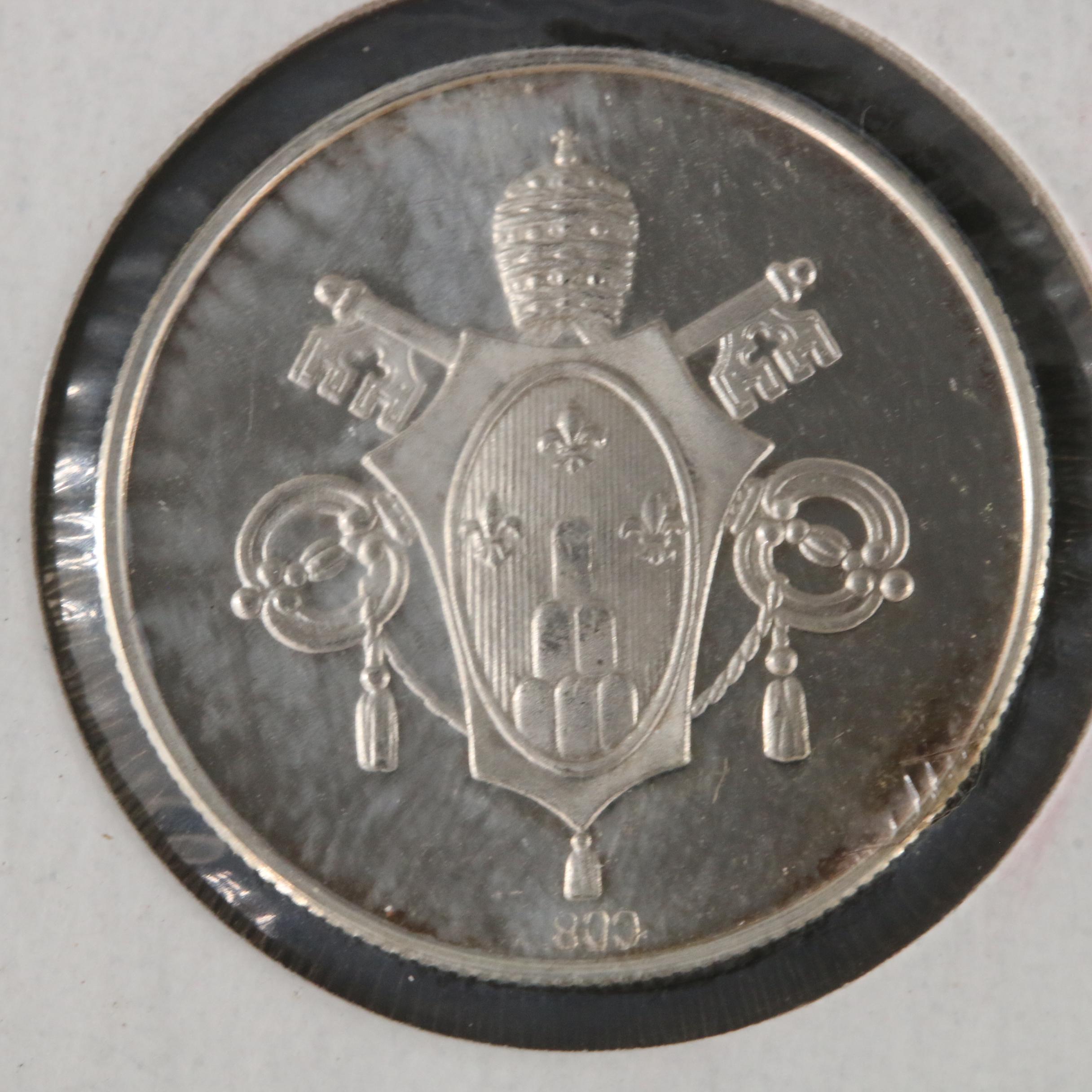 Collection of Nine Silver Vatican City Coins and medals | EBTH