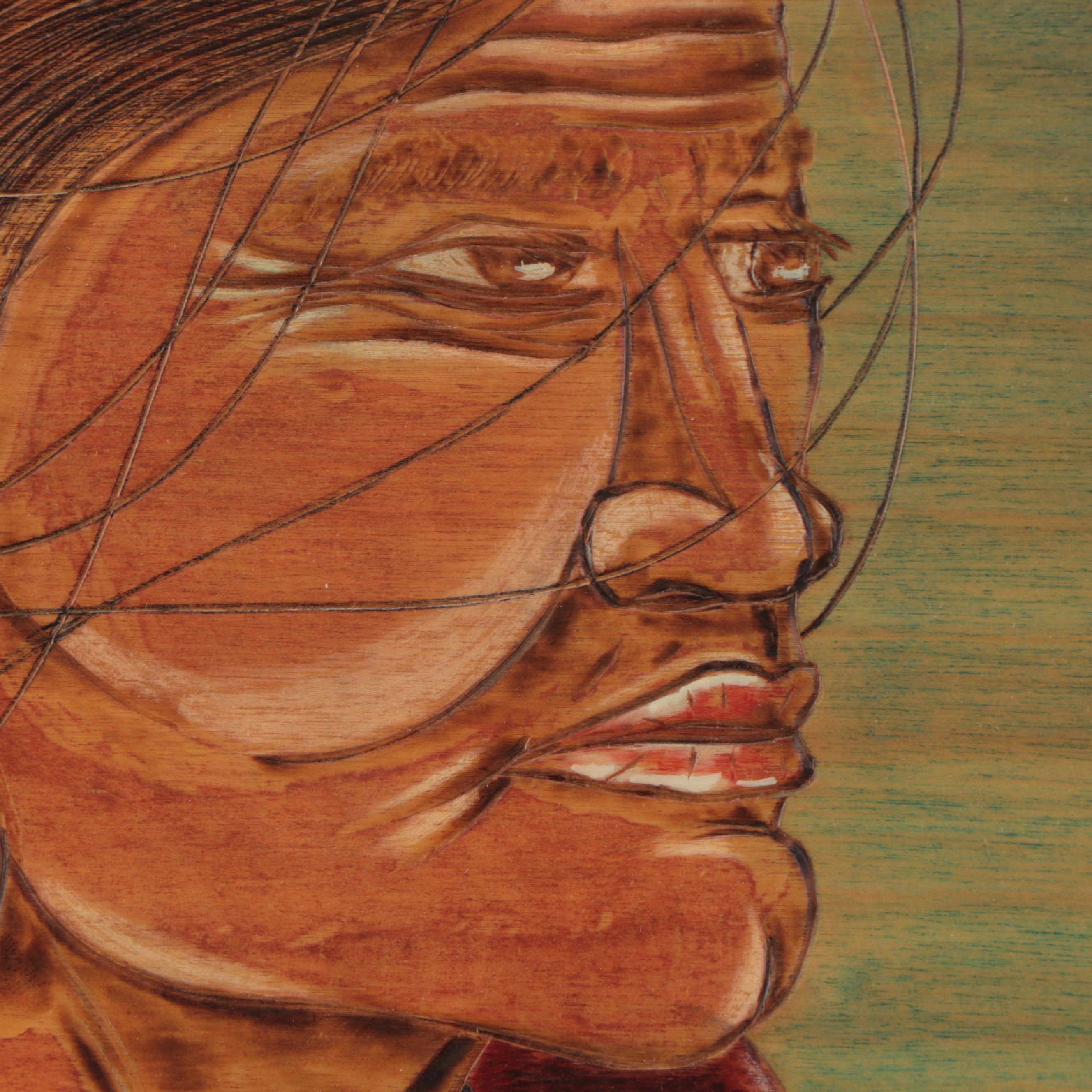 Ramon A. Escalante Acrylic Painting "Mariposa," 1997 | EBTH