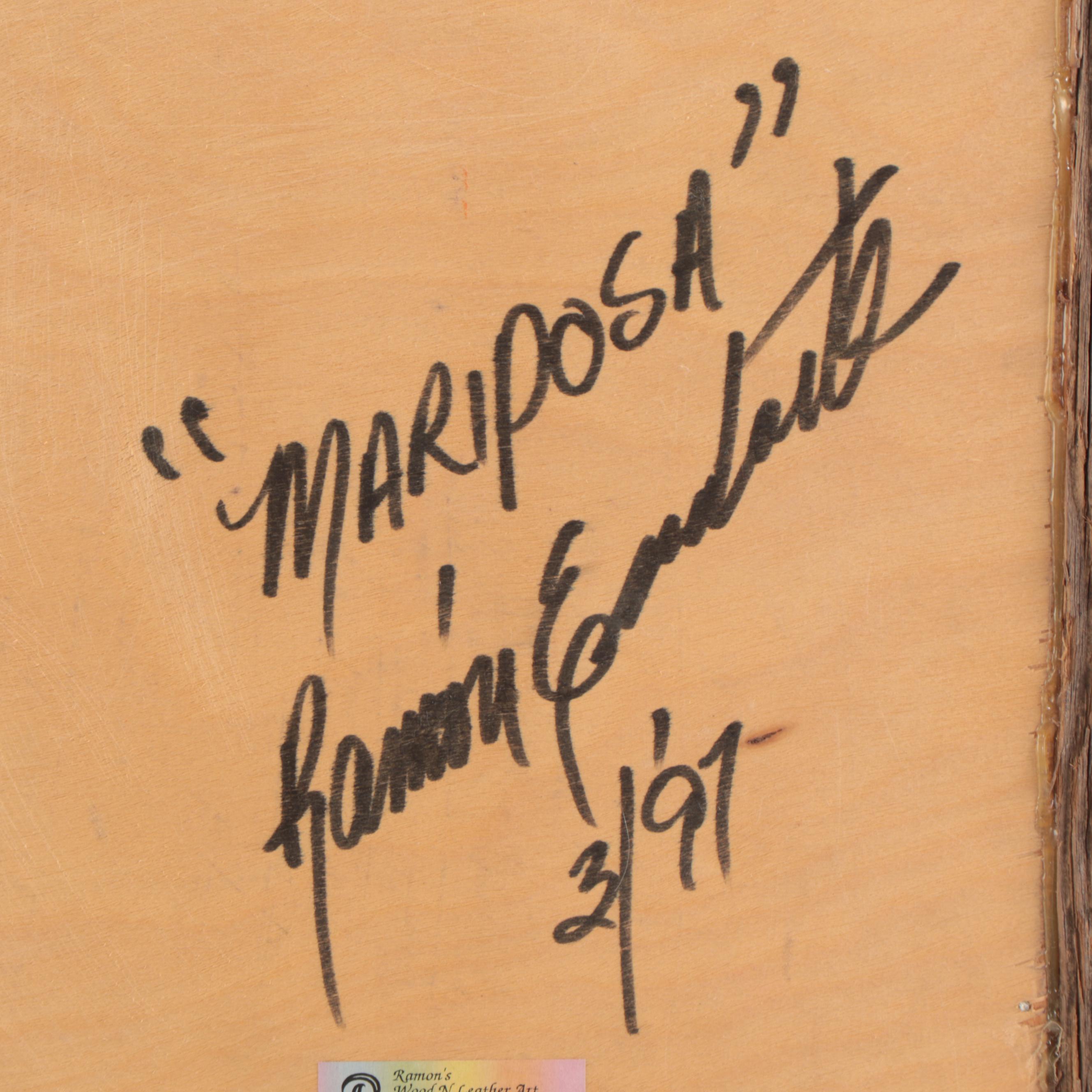 Ramon A. Escalante Acrylic Painting "Mariposa," 1997 | EBTH